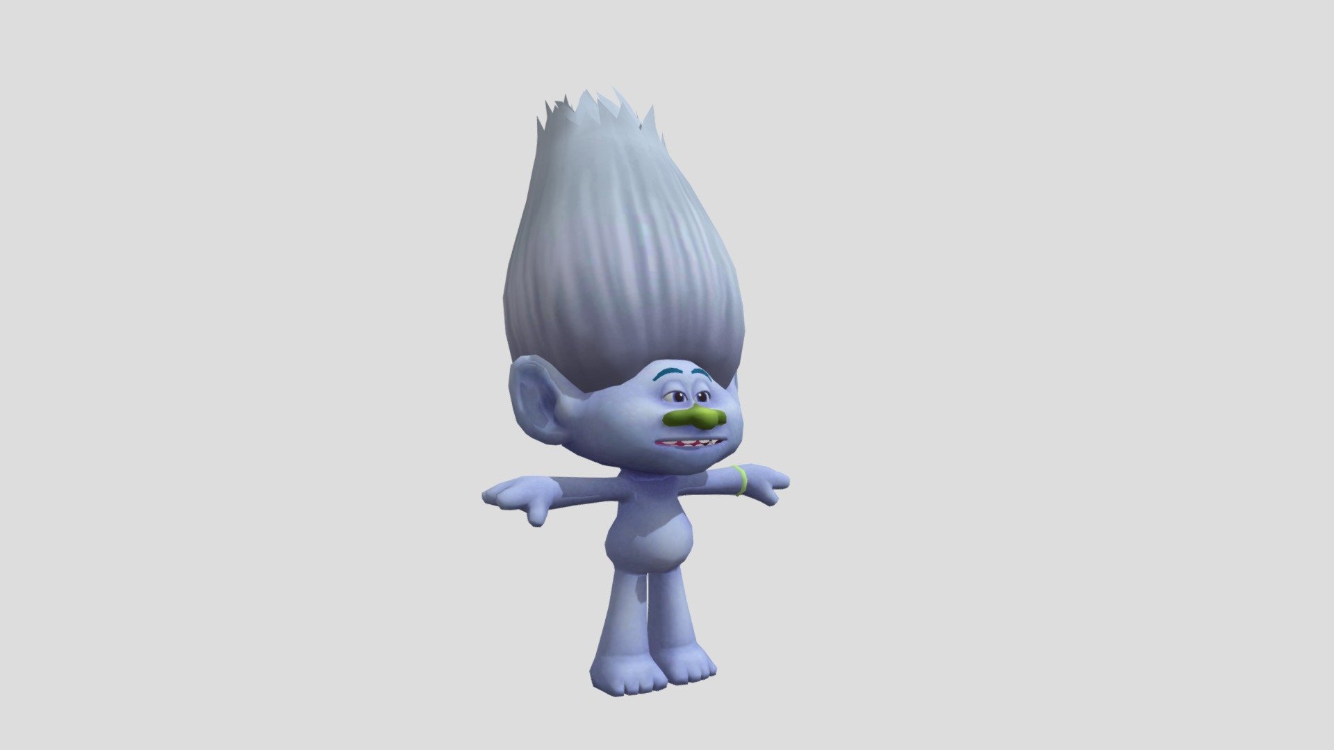 Guy Diamond (Trolls Pop) - Download Free 3D model by Samgy [70a5797] - Sketchfab