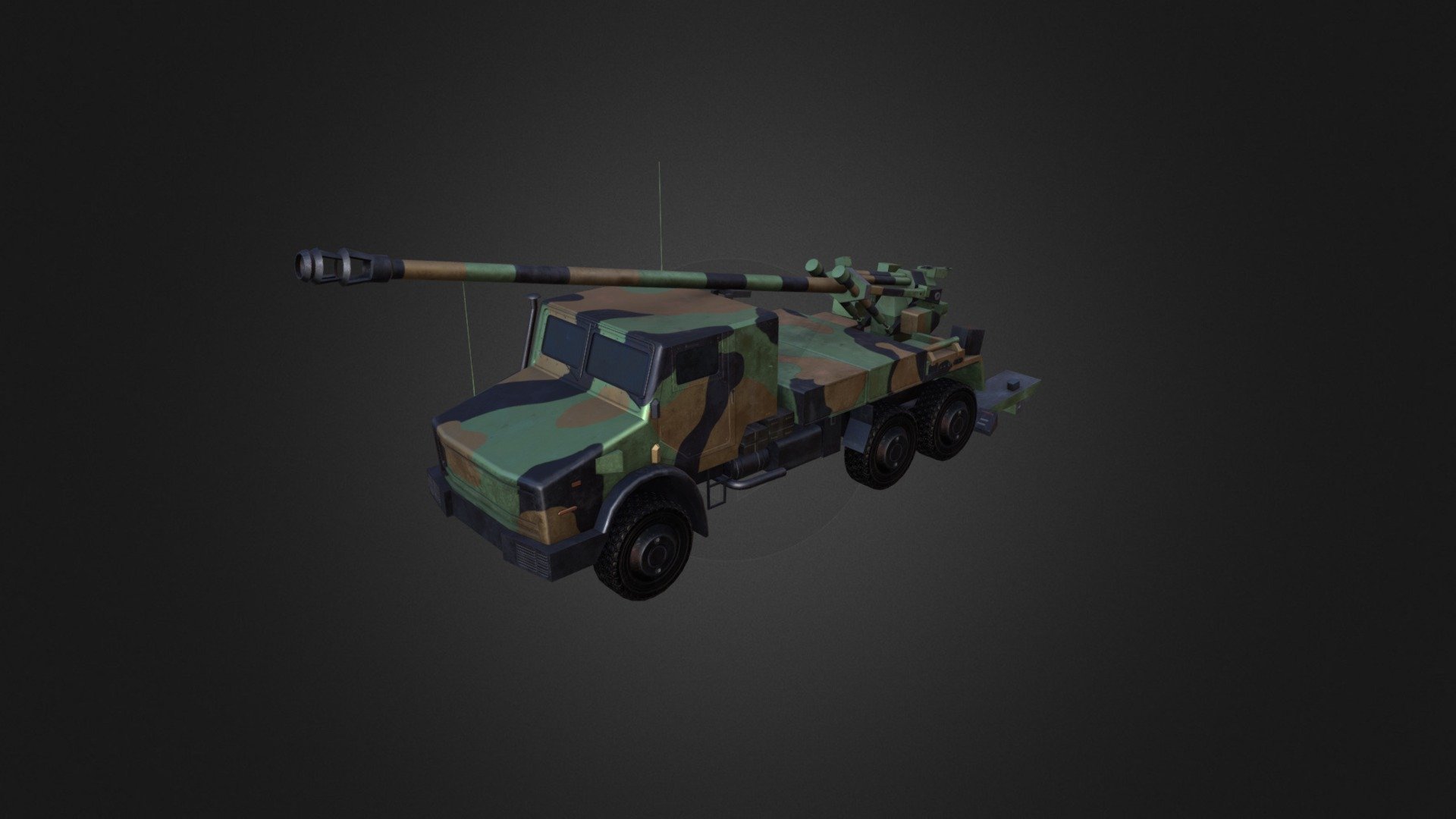 Asset - Army - CAESAR SP Howitzer 3D Model - Buy Royalty Free 3D model ...