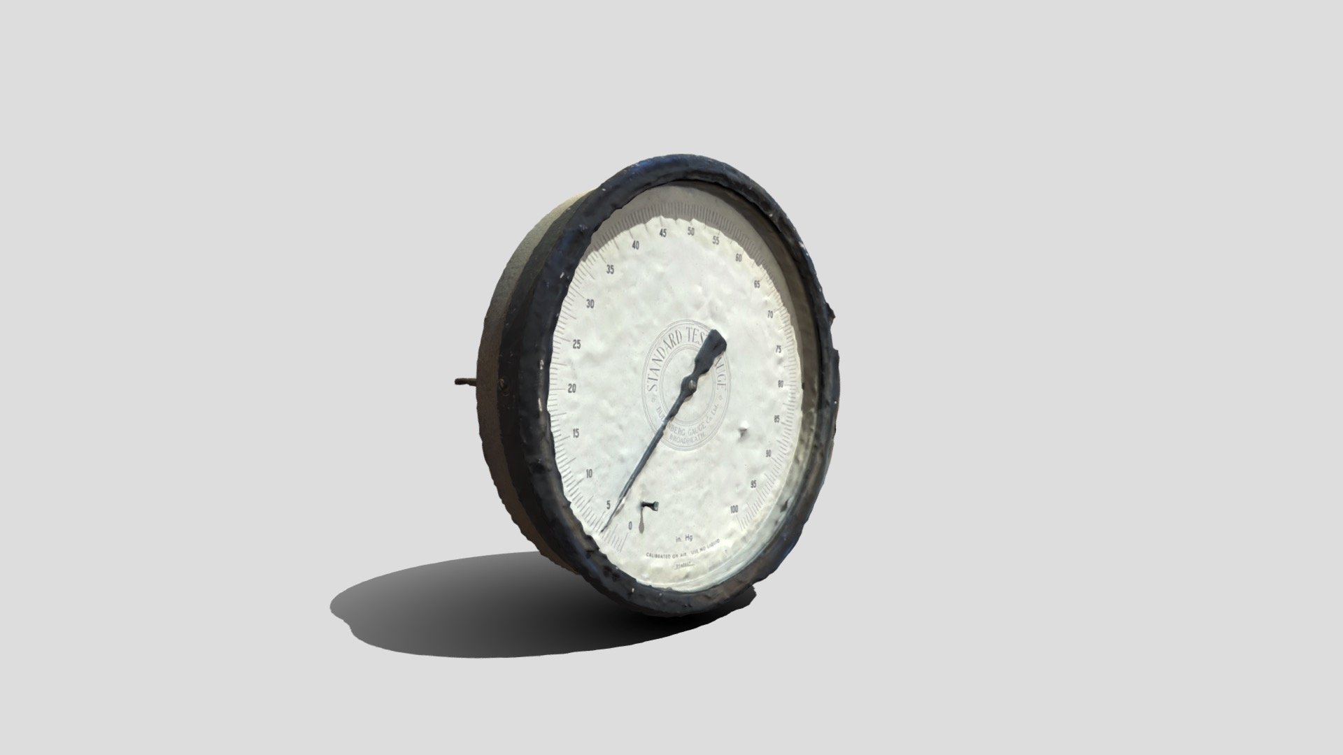 Vintage Bundenberg Pressure Gauge - Download Free 3D model by ...