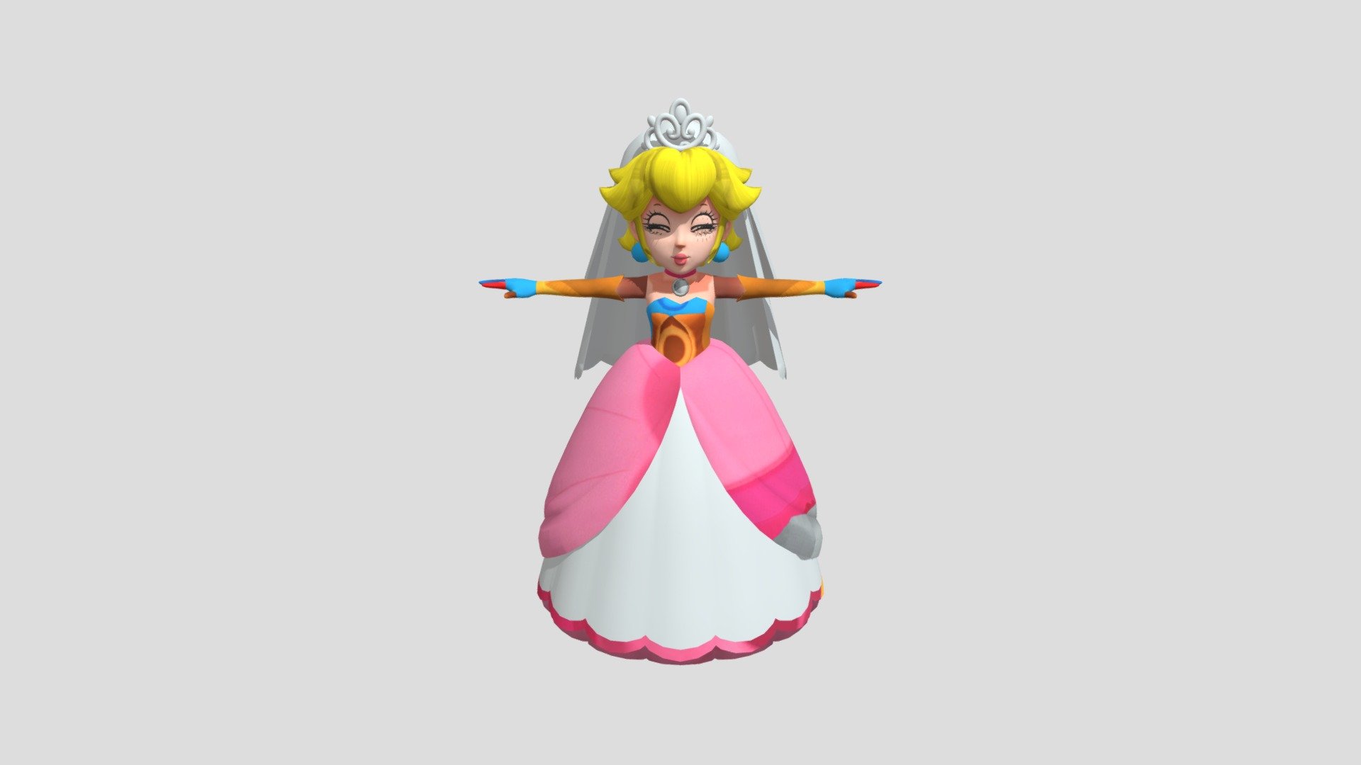 Super Mario Odyssey Peach - Download Free 3D model by will87fnafboi ...
