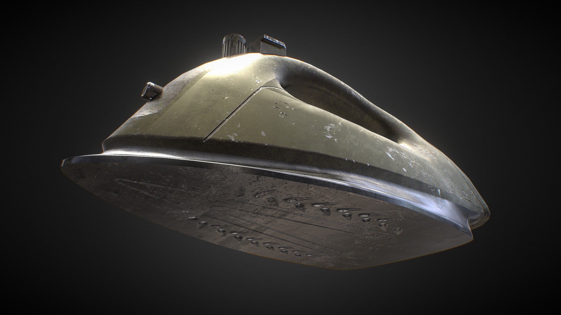 Steam iron - 3D model by 3DArt_UR [70ab255] - Sketchfab