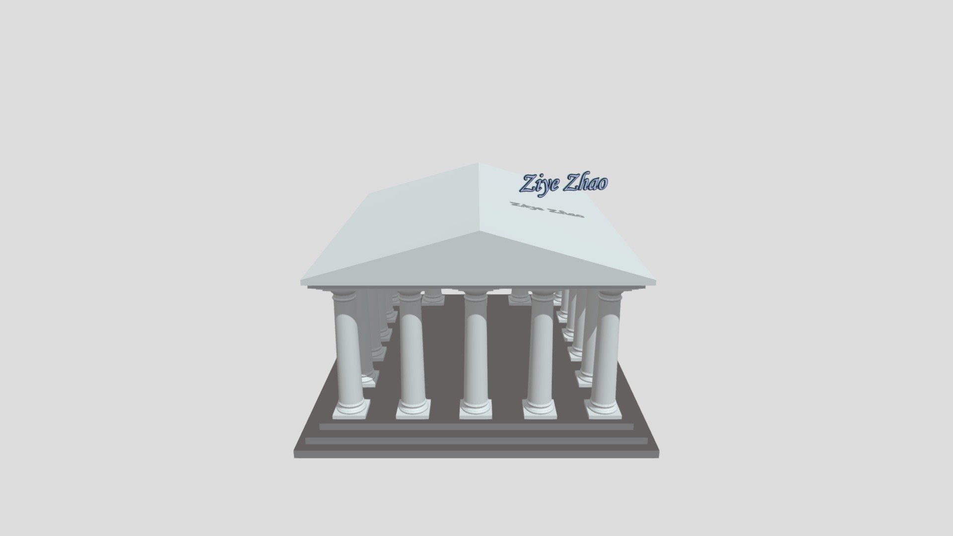 Greek Architecture - Download Free 3D model by ZiyeZ [70ab80d] - Sketchfab