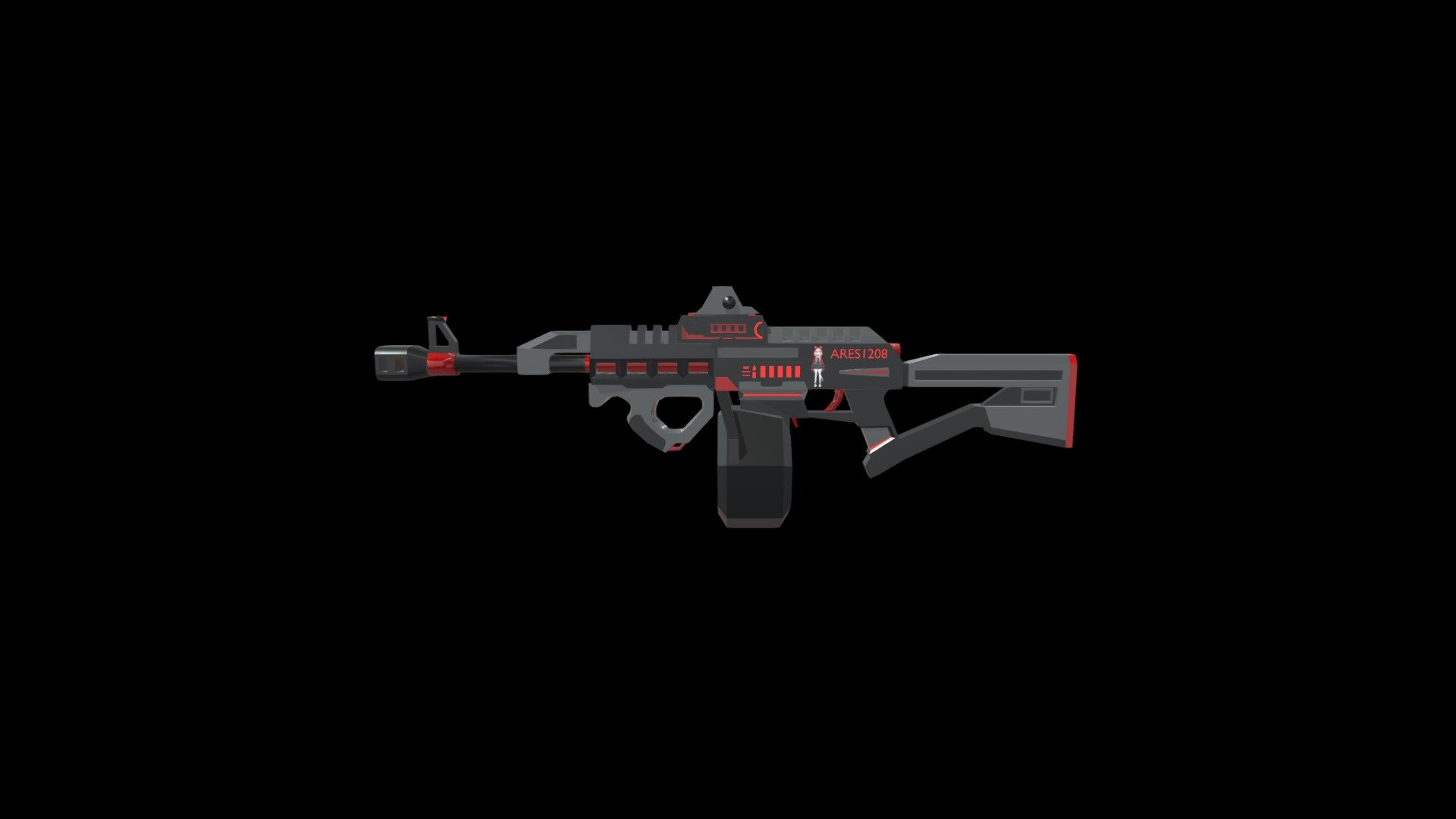 unturned ak - 3D model by 咕菌 (@bolojun) [70ab830] - Sketchfab