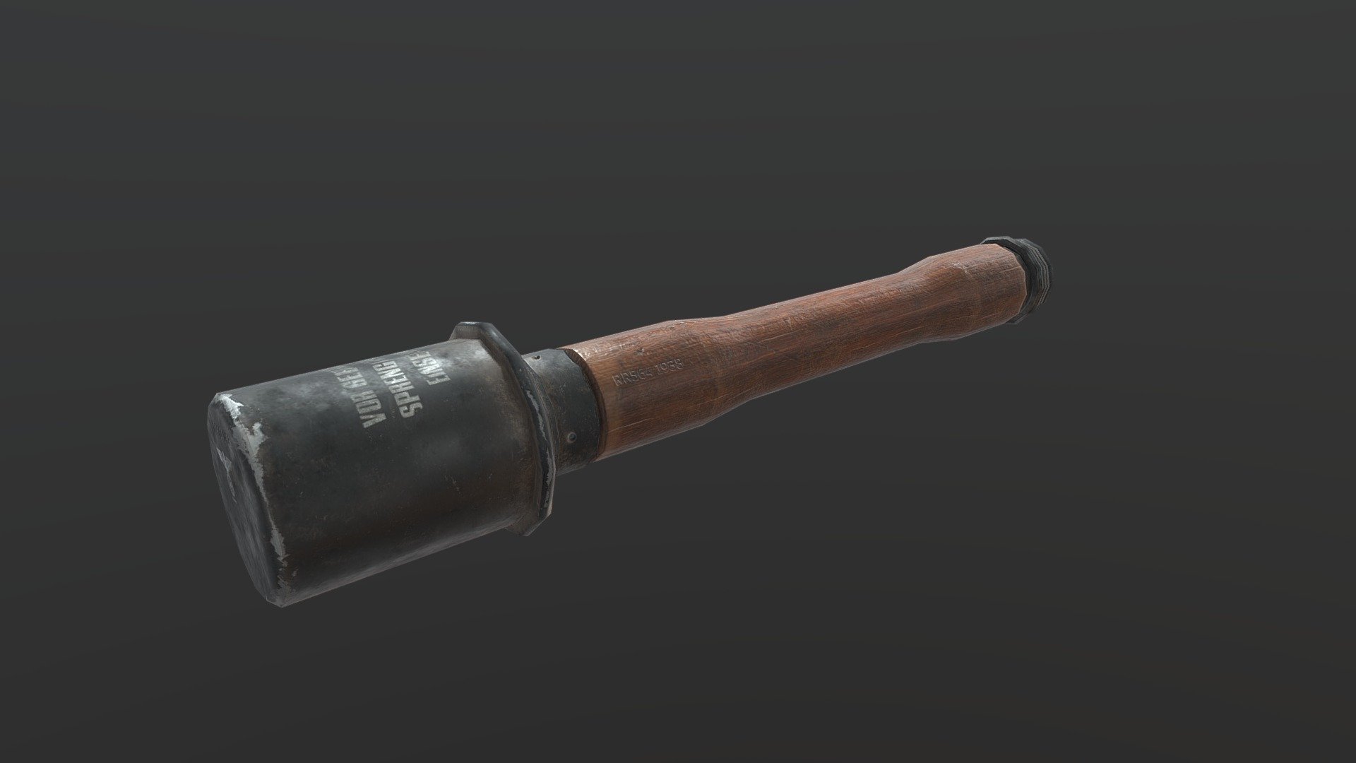 Stielhandgranate 24 - 3D model by 0wn3d [70abc5c] - Sketchfab