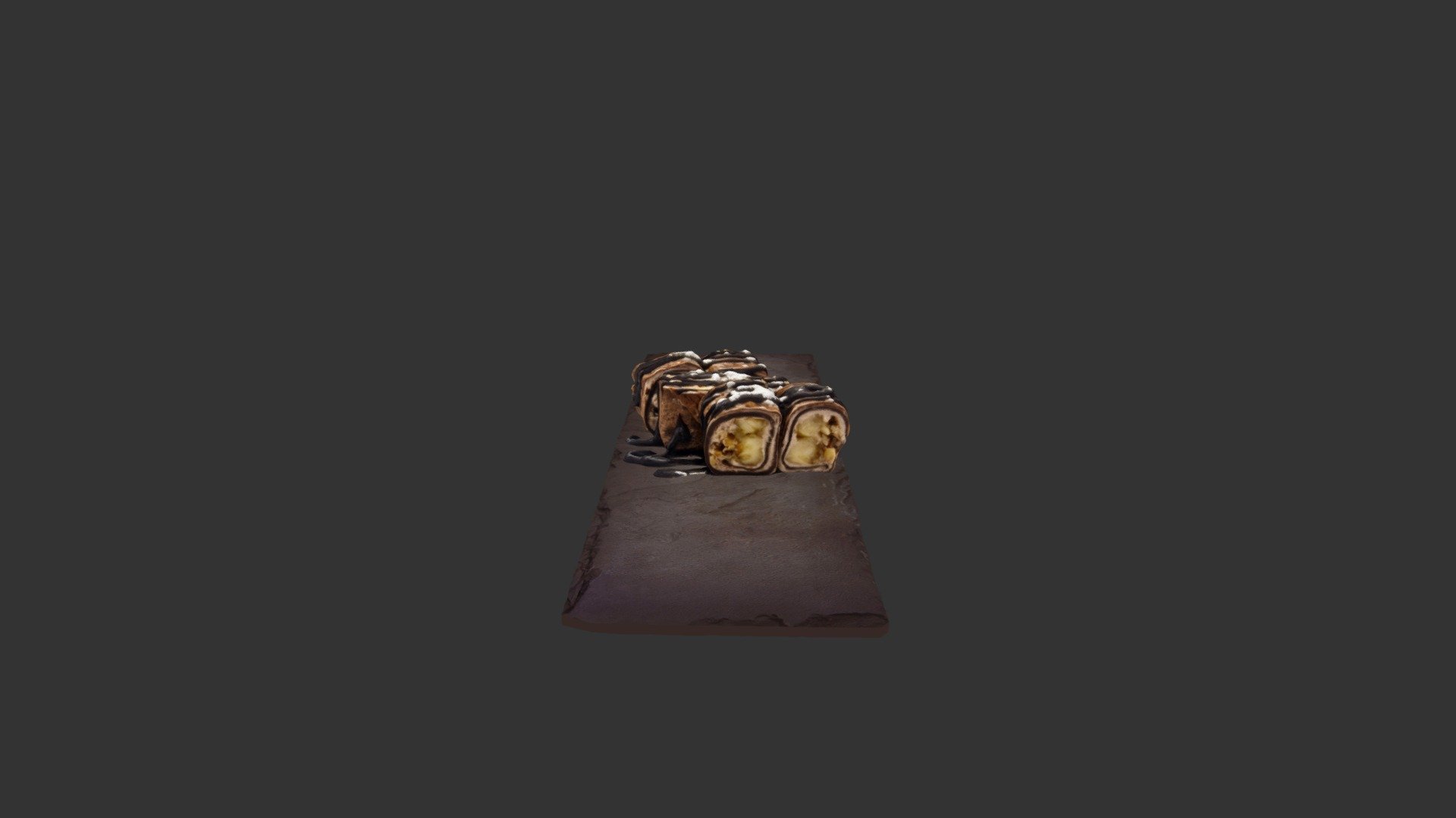 Sweet Roll Chocolate Boom - 3D model by alex.alexandrov.a [70ac9f4 ...