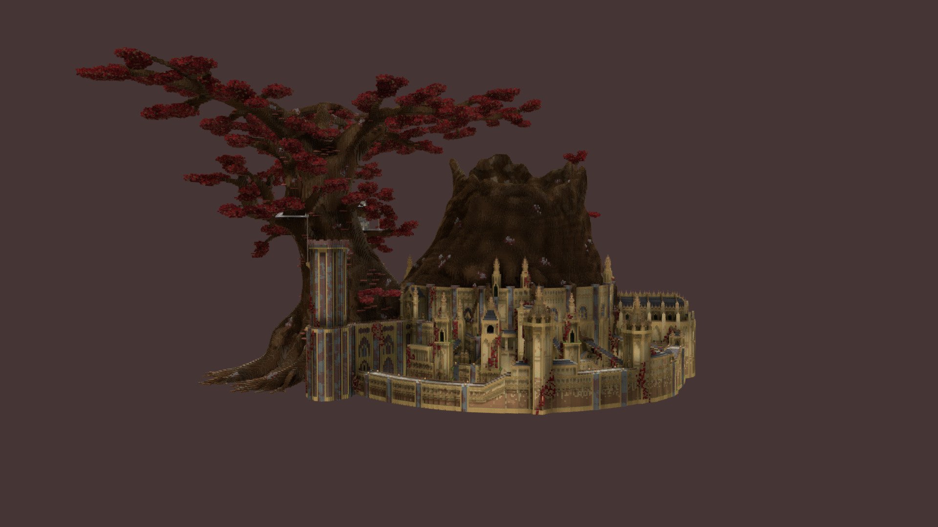 Miquella's Haligtree - Minecraft - 3D model by Iwanfix [70acf32 ...