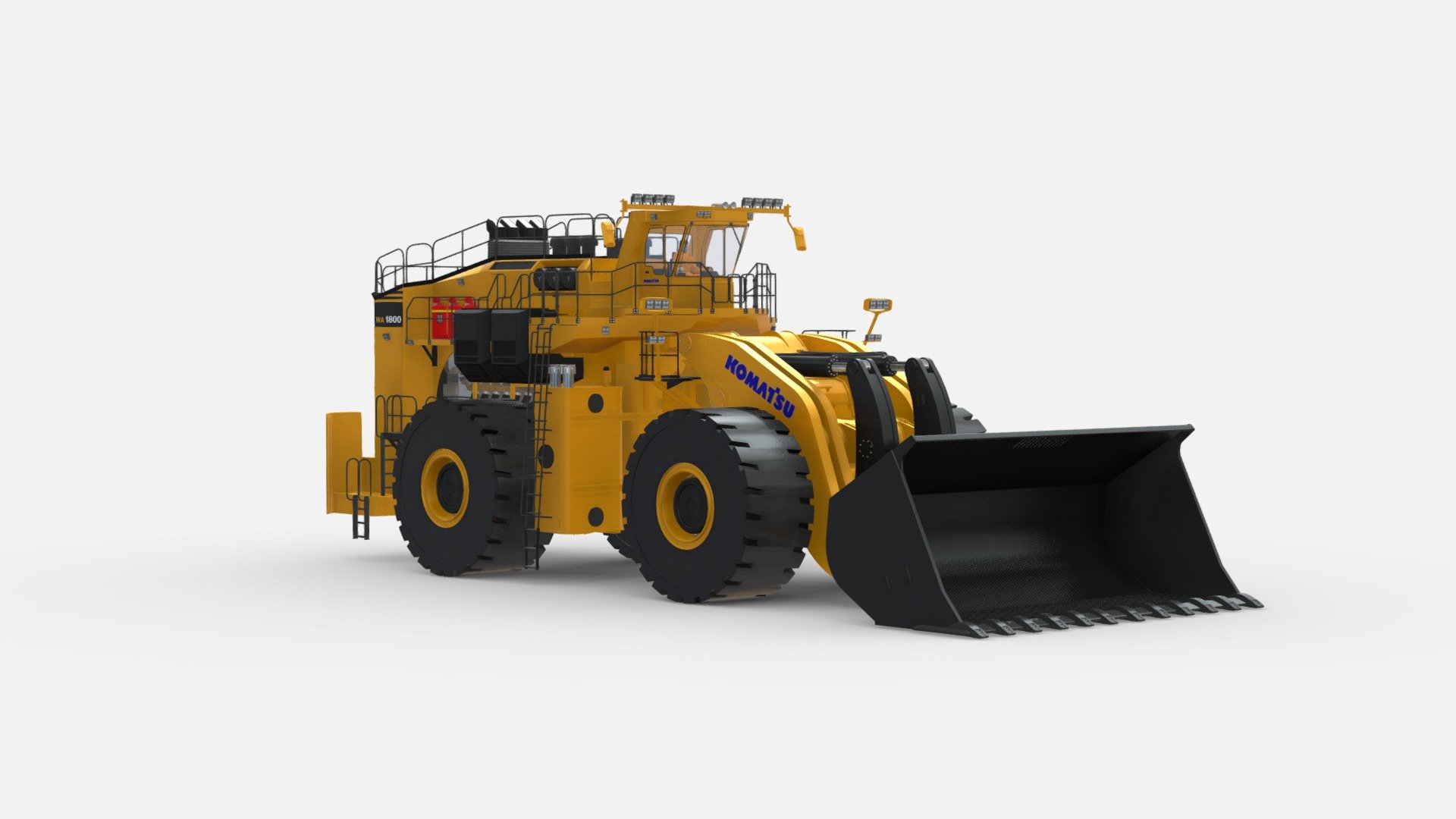 3d model Wheel loader - Buy Royalty Free 3D model by zizian [70ad885 ...