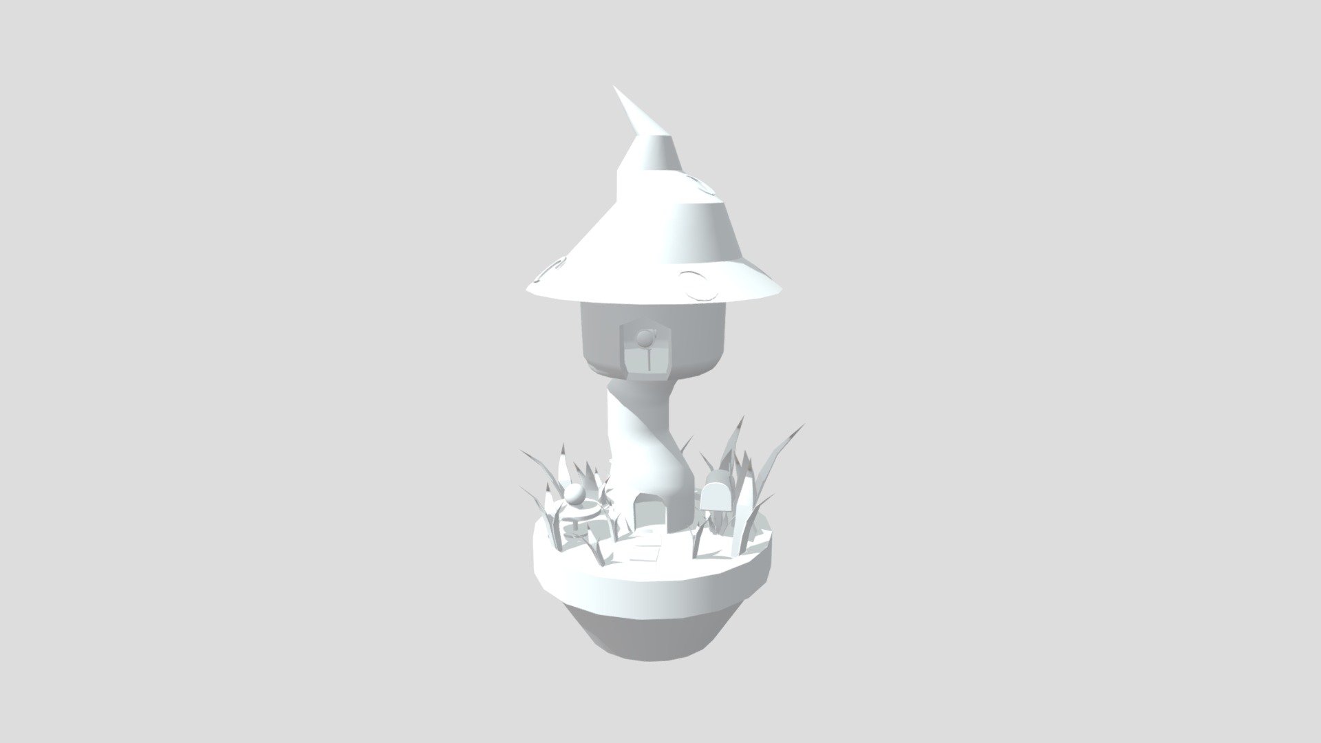 Merlins Tower - 3D model by Willow.jh.2023 [70addf5] - Sketchfab