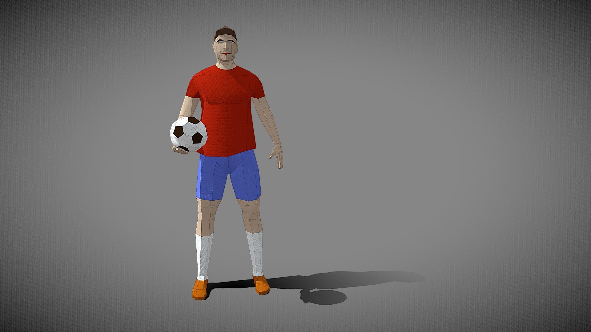 Footballer Soccer - Buy Royalty Free 3D model by Sofsdesigns [70afad4 ...