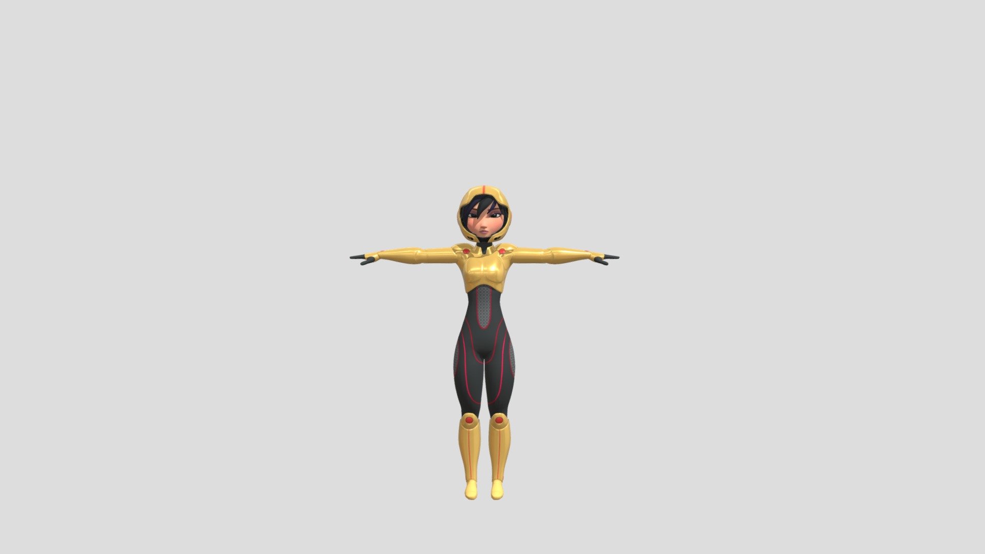 Big hero 6 gogo by Vanny the killer - Download Free 3D model by Thz ...