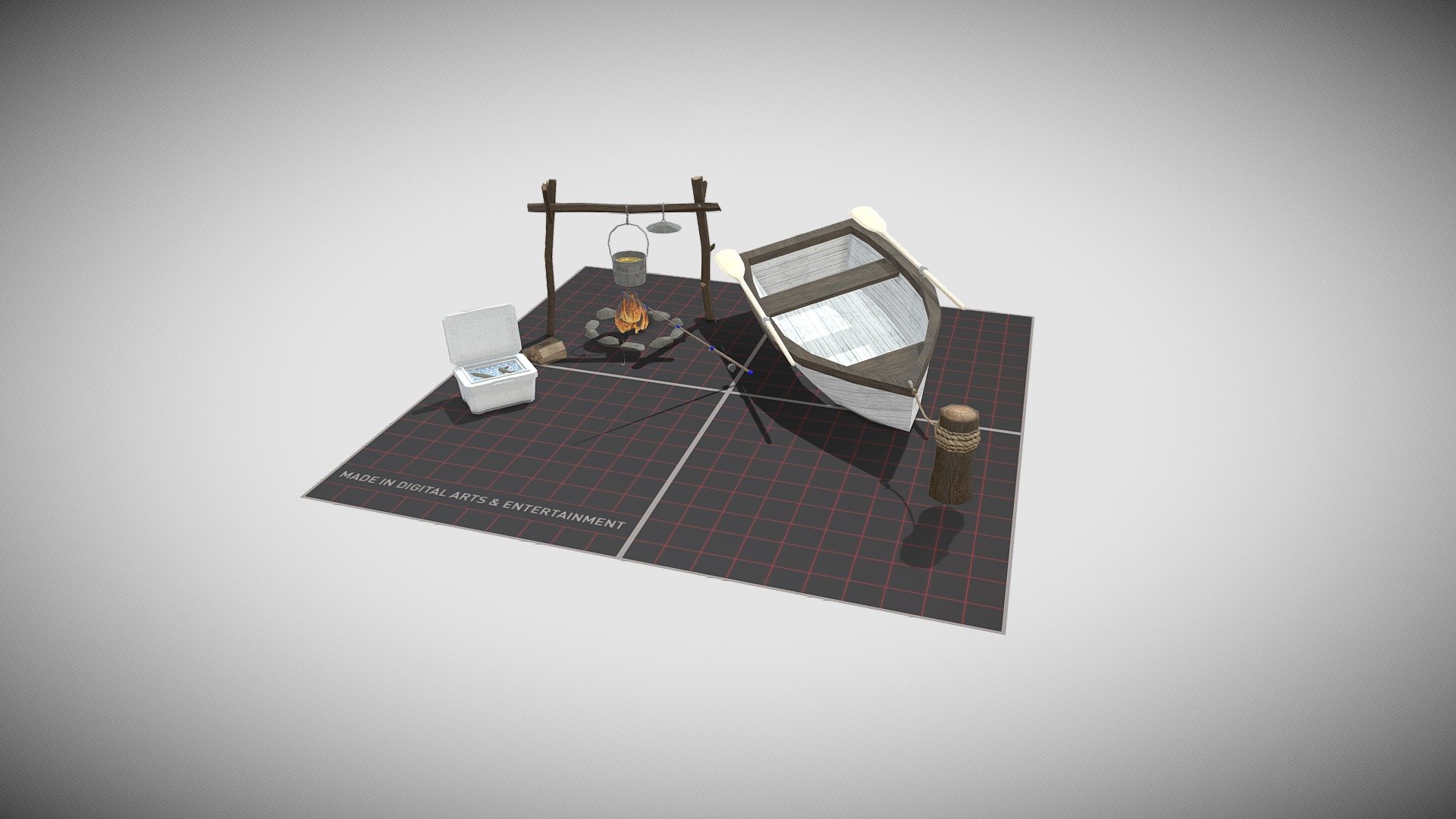 DAE 5 Finished props - Forest Loner - 3D model by Elias (Edzra) Van ...