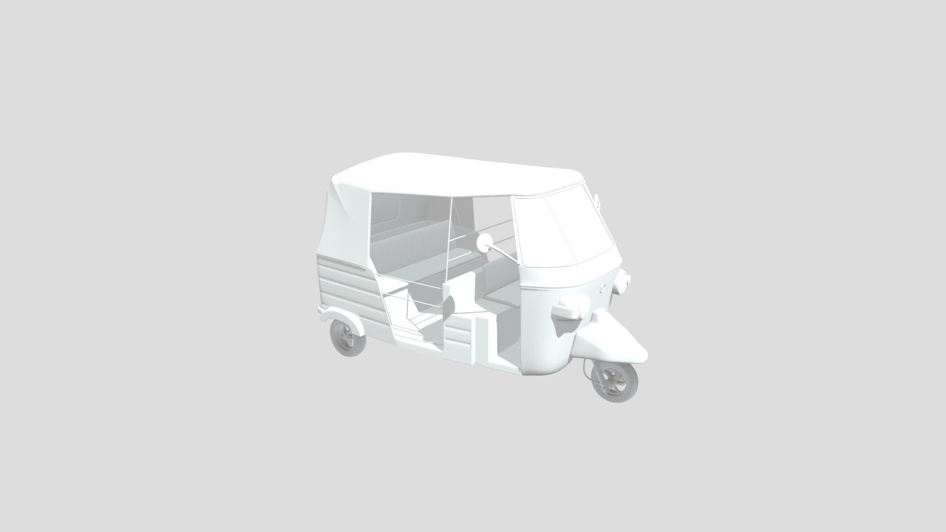 Auto Rickshaw 3d model - Download Free 3D model by 3D models (@mronit86 ...