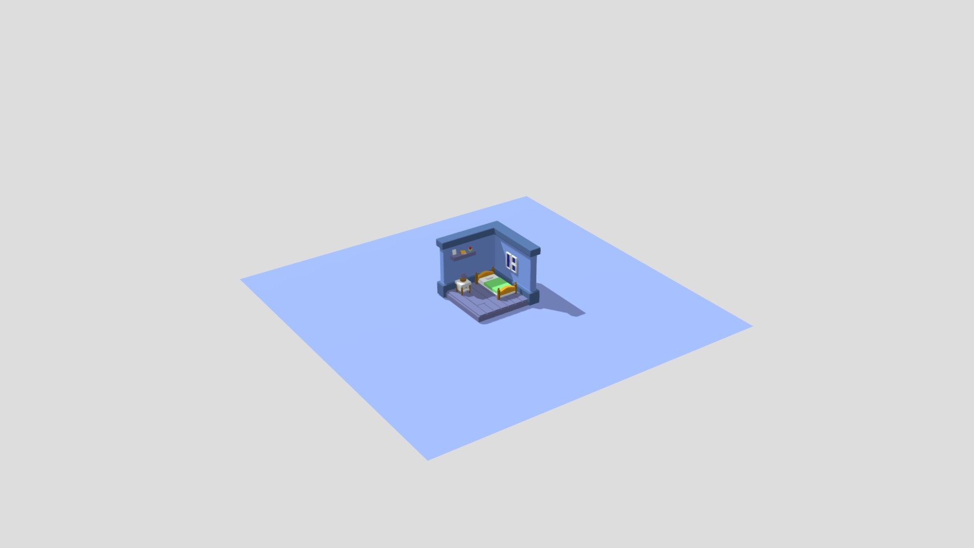 Cute Small room - 3D model by Shahzaib Aziz (@ShahzaibAziz) [70b71f1 ...