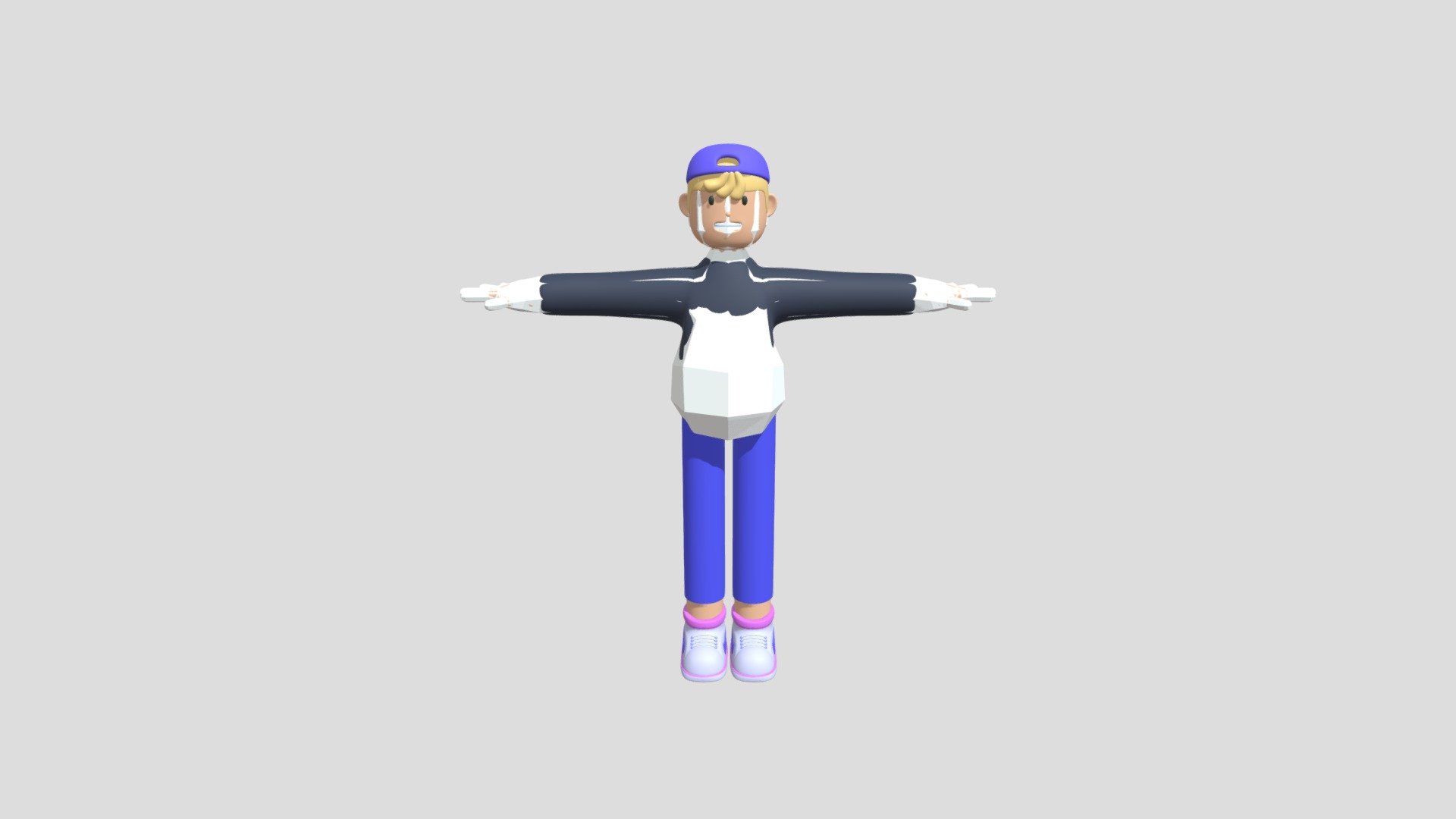 62-cool-guy-low-poly - 3D model by elvziko [70b85ad] - Sketchfab