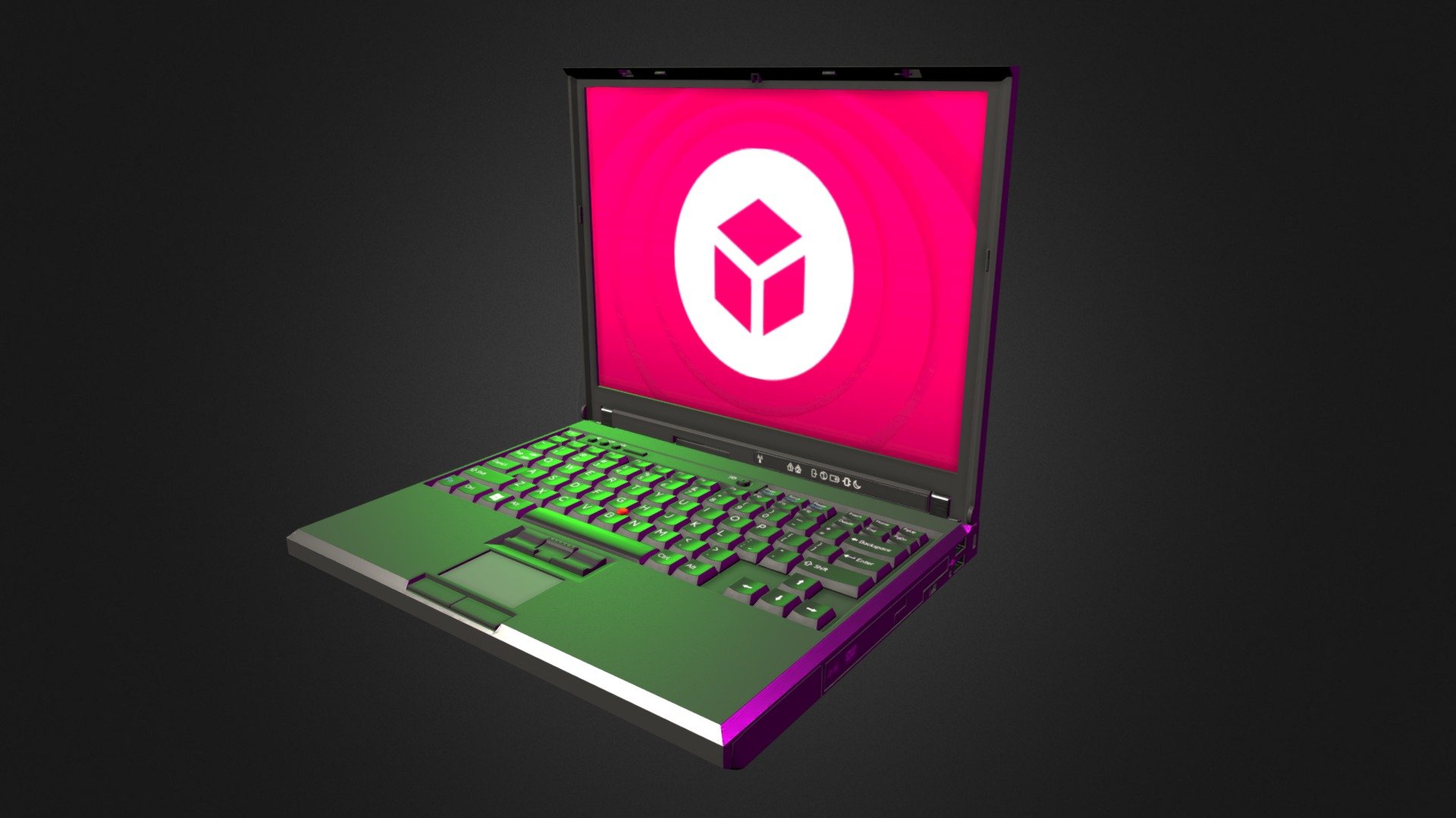 laptop semi detailed. - Download Free 3D model by brian-aa [70b963a ...