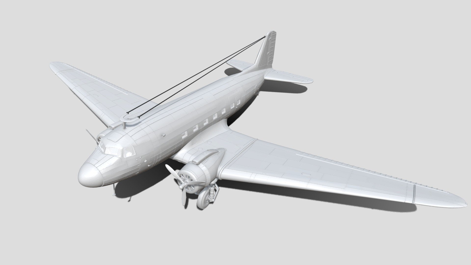 C-47 - 3D model by Zenislew [70bb24a] - Sketchfab
