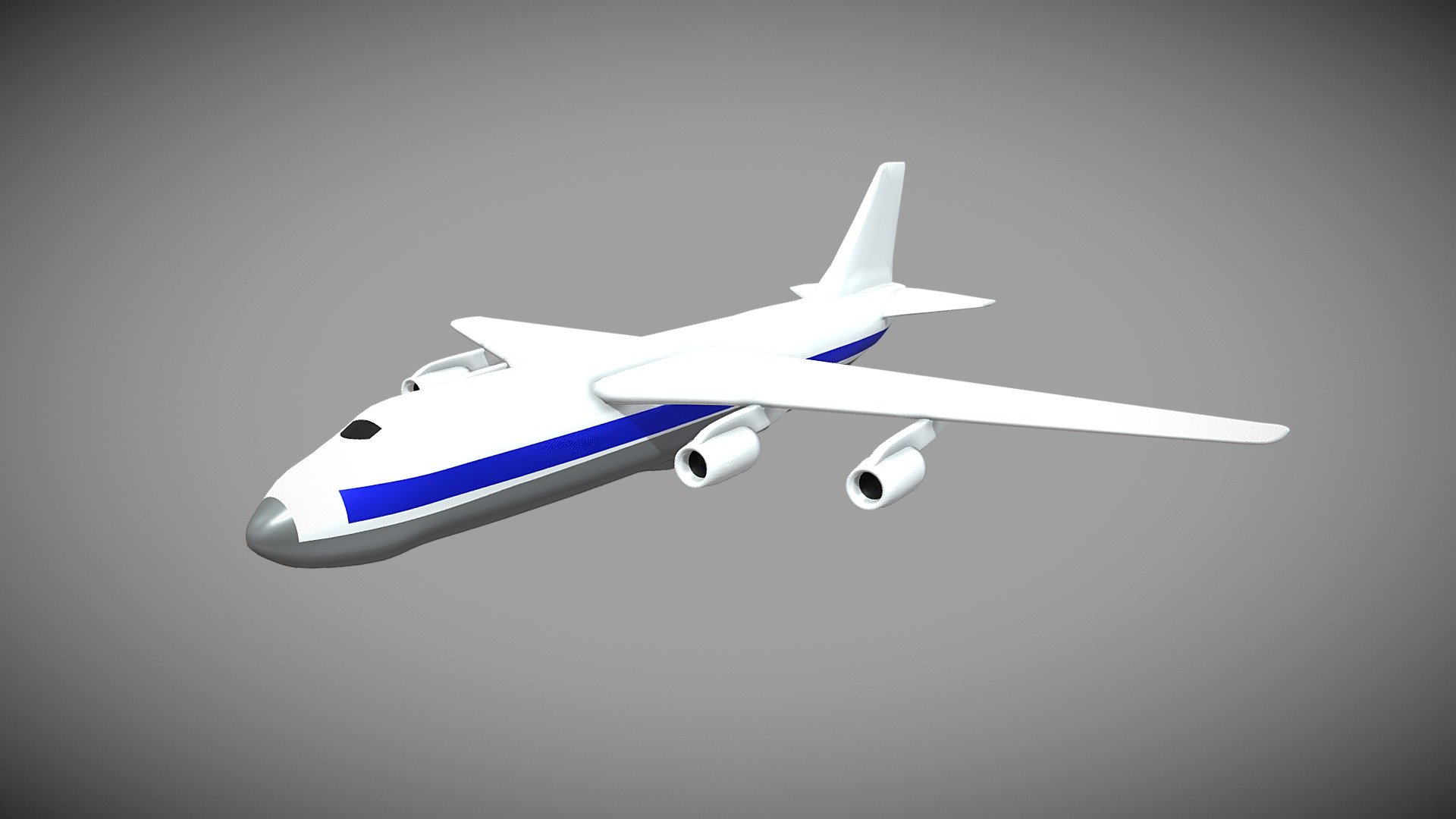 Antonov An-124 - Download Free 3D model by Art Blender (@ArtBlender ...