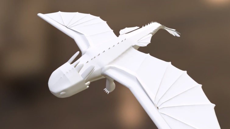 Toothless - 3D model by ChrystelBuhler [70c022d] - Sketchfab