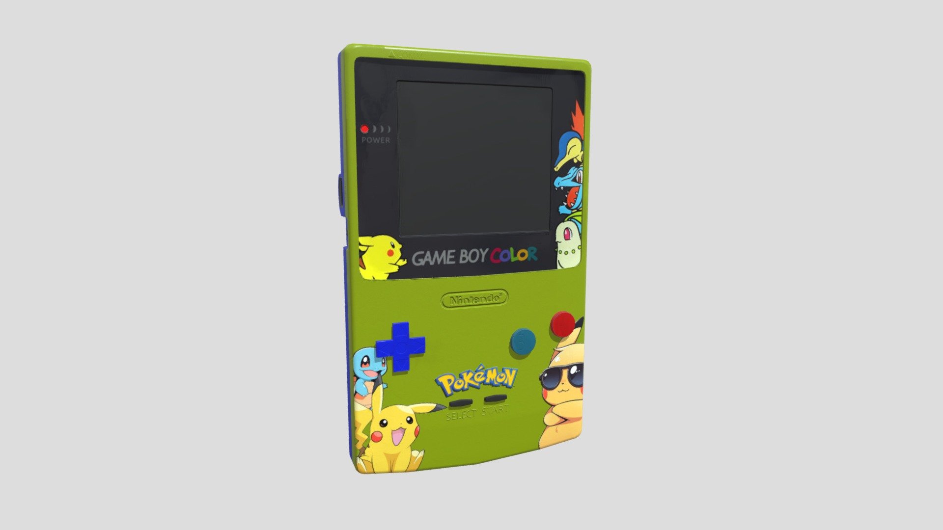 Pokemon Gameboy Color - 3D model by MarcelMartinezLara [70c0e6d ...