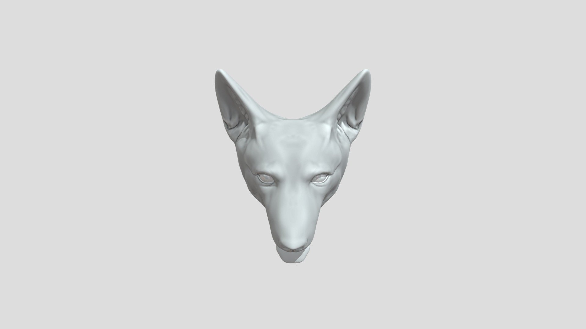 dog_head_simple_model - 3D model by praneeth001 [70c5267] - Sketchfab