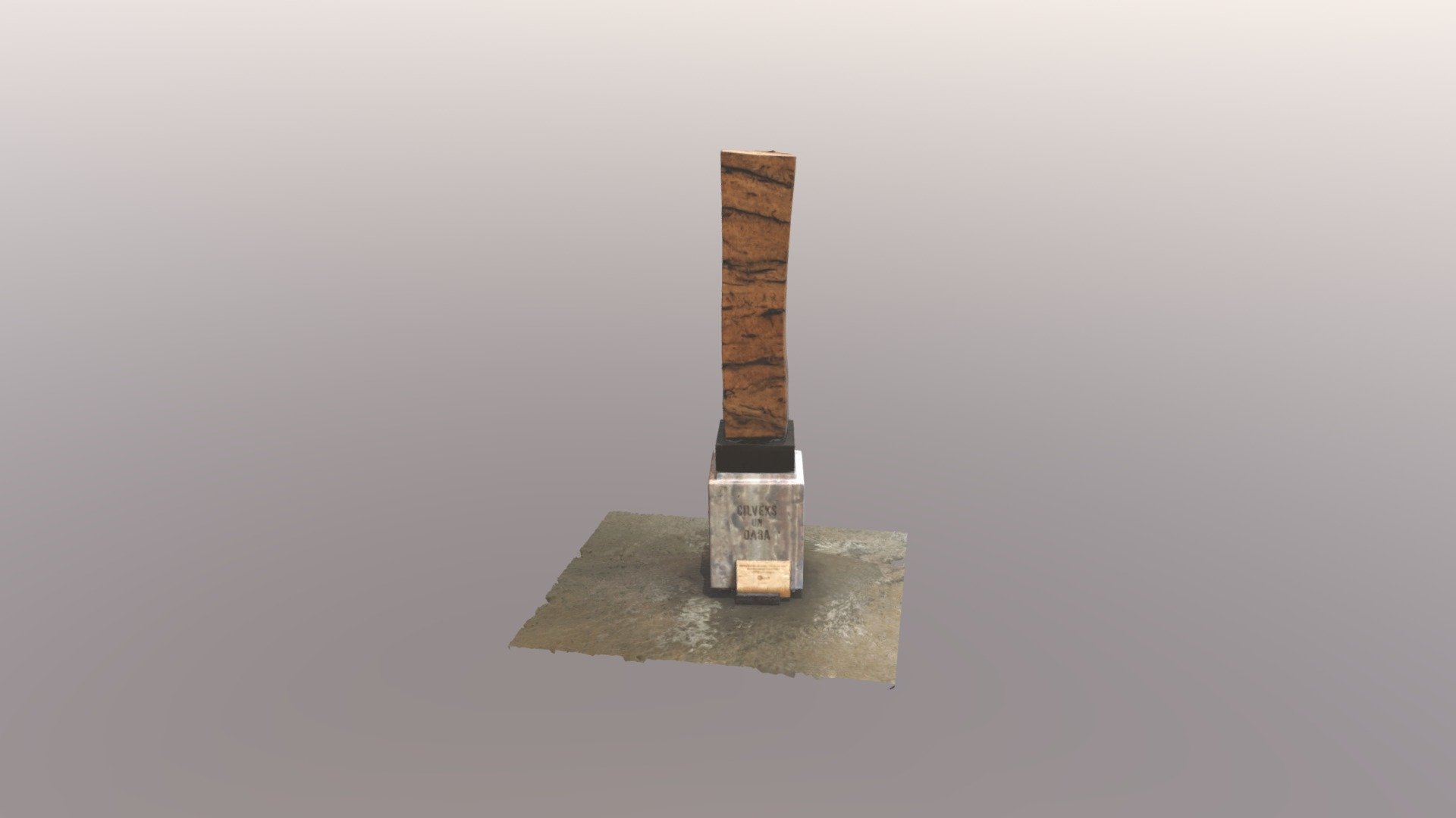 Kudra monument - 3D model by University of Latvia Photogrammetry ...