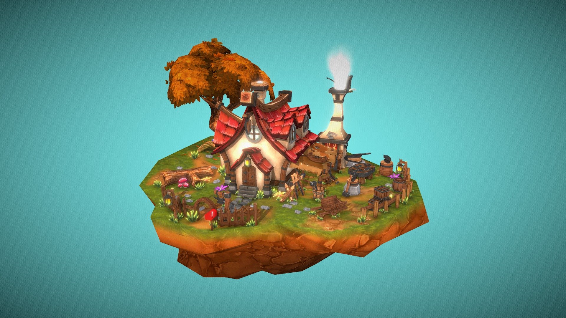 Warrior House - 3D model by Shujaat-Ali [70c63c4] - Sketchfab