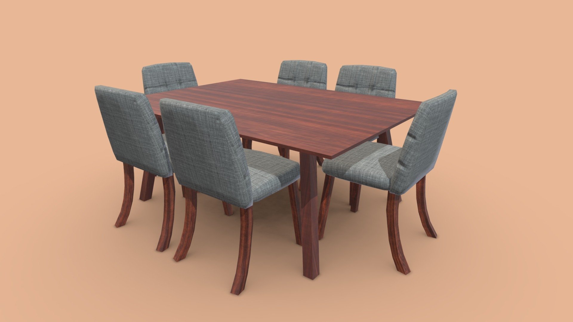 Dinning Table - 3D model by danimate [70c664a] - Sketchfab