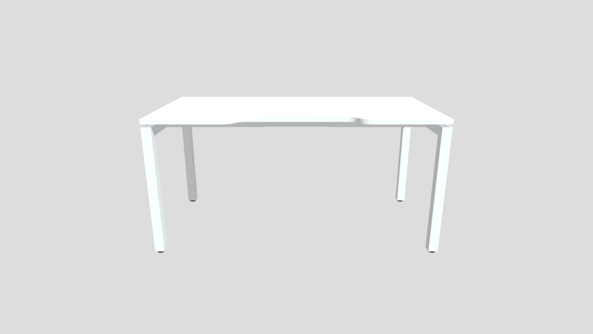 STEP SINGLE DESK 1500 X 750 - 3D model by Bowermans Commercial ...