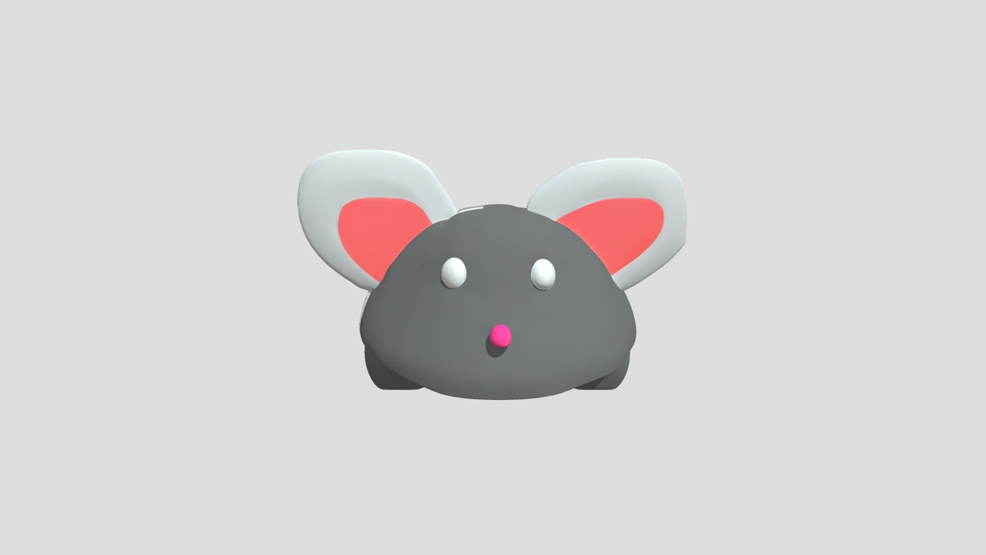 cartoon mouse head - 3D model by lareniec [70c7224] - Sketchfab