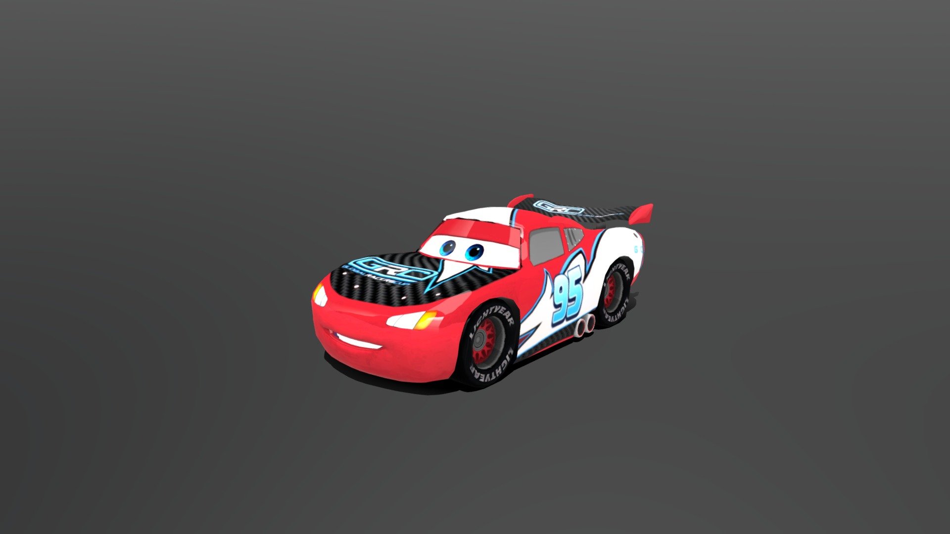 Cars Fast As Lightning - GRC McQueen - Download Free 3D model by ...