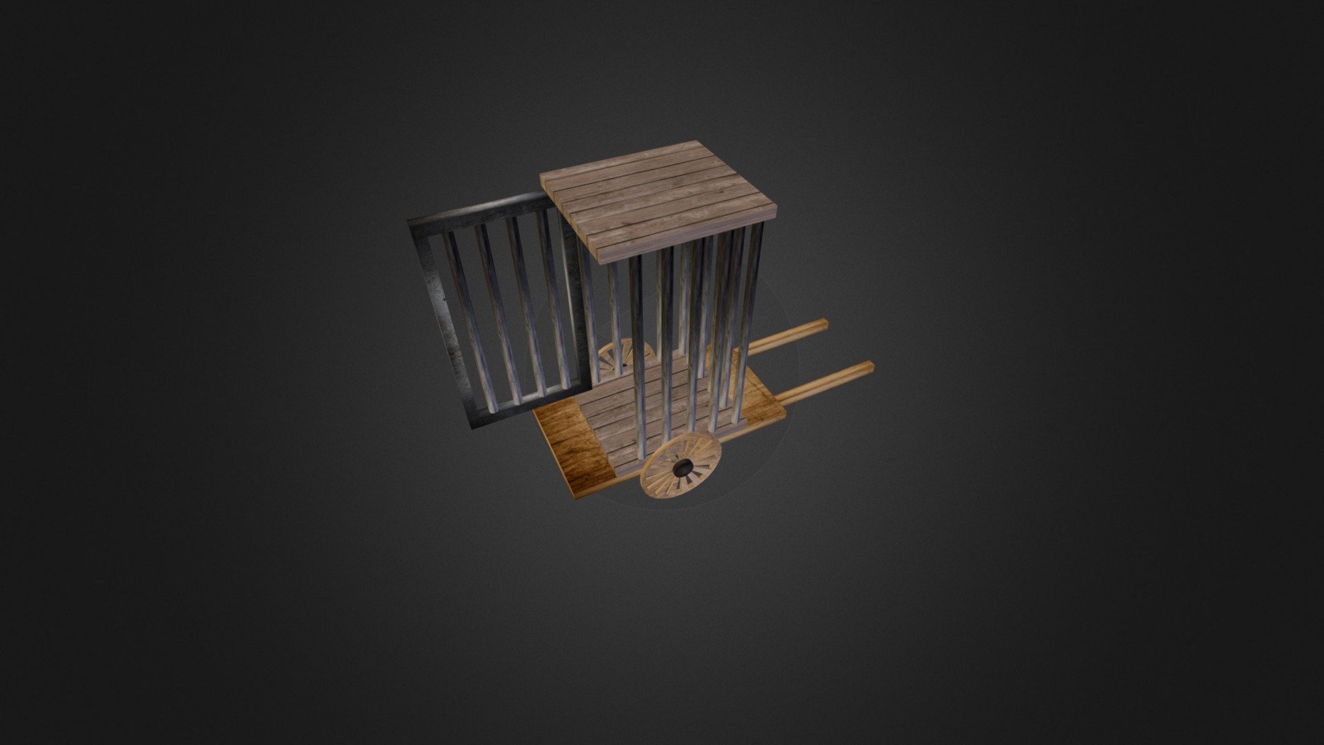 prisoncart - 3D model by EmreTulun [70cad28] - Sketchfab