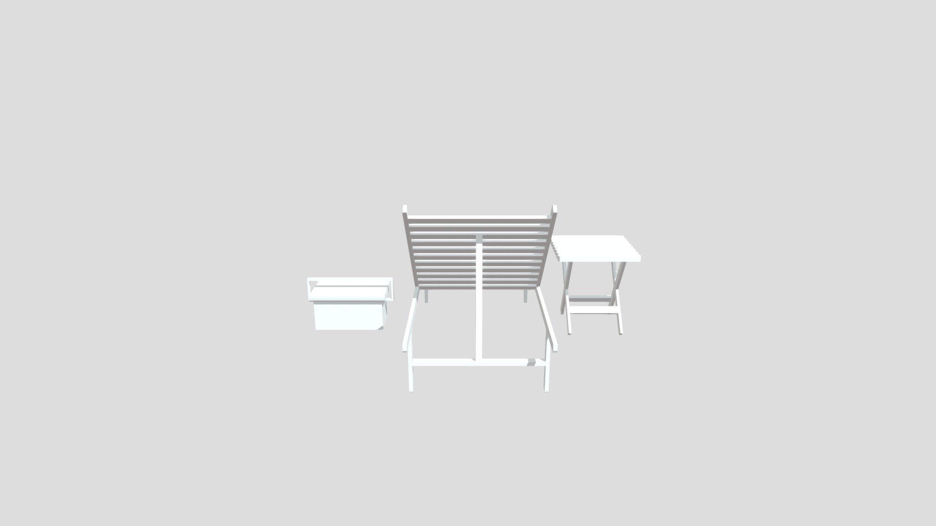 By The Ocean - 3 Simple Props - 3D model by Brend Bultinck ...