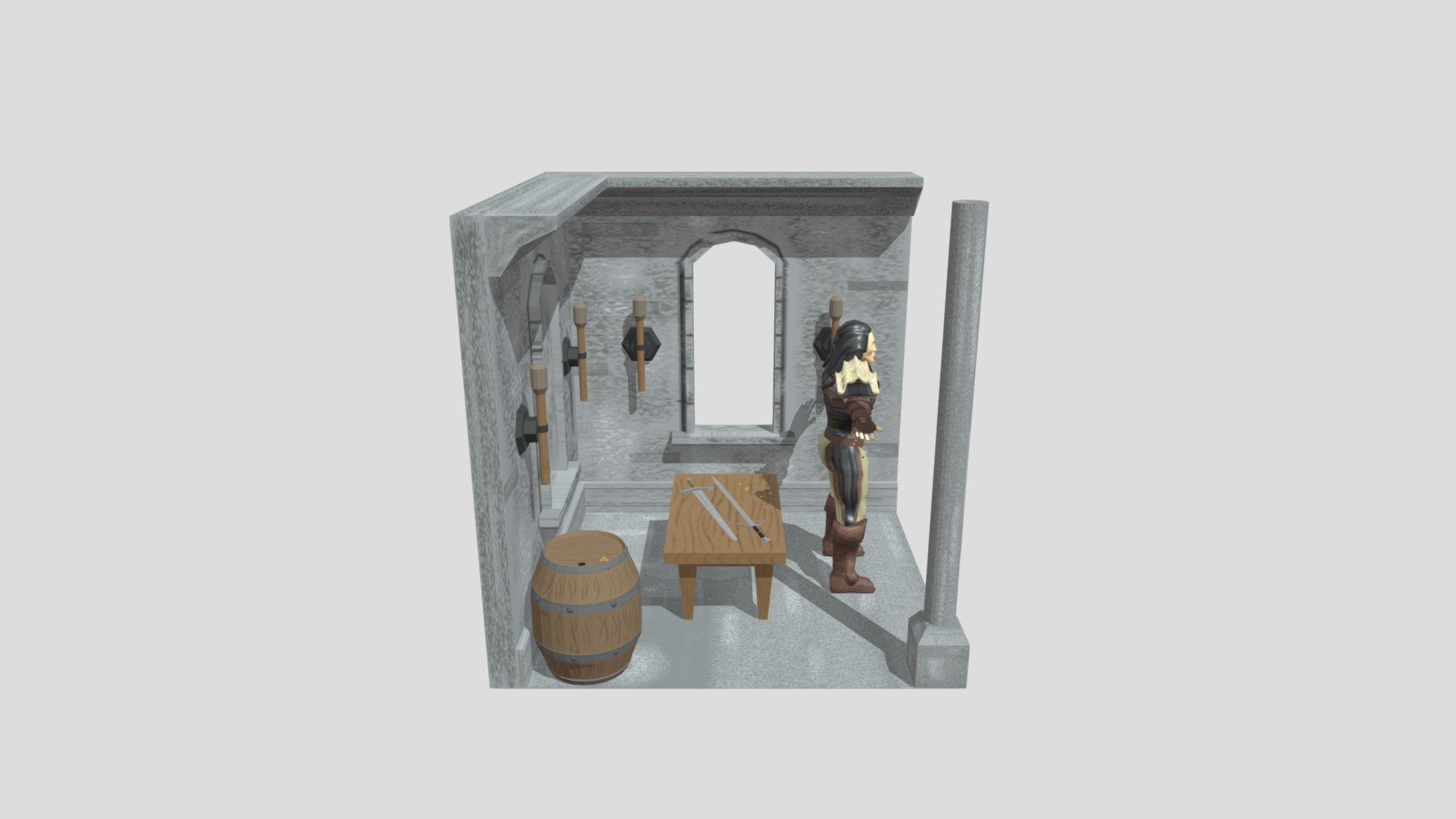 Koen Character Model Complete 3D Scene - 3D model by MichaelMiller08 ...