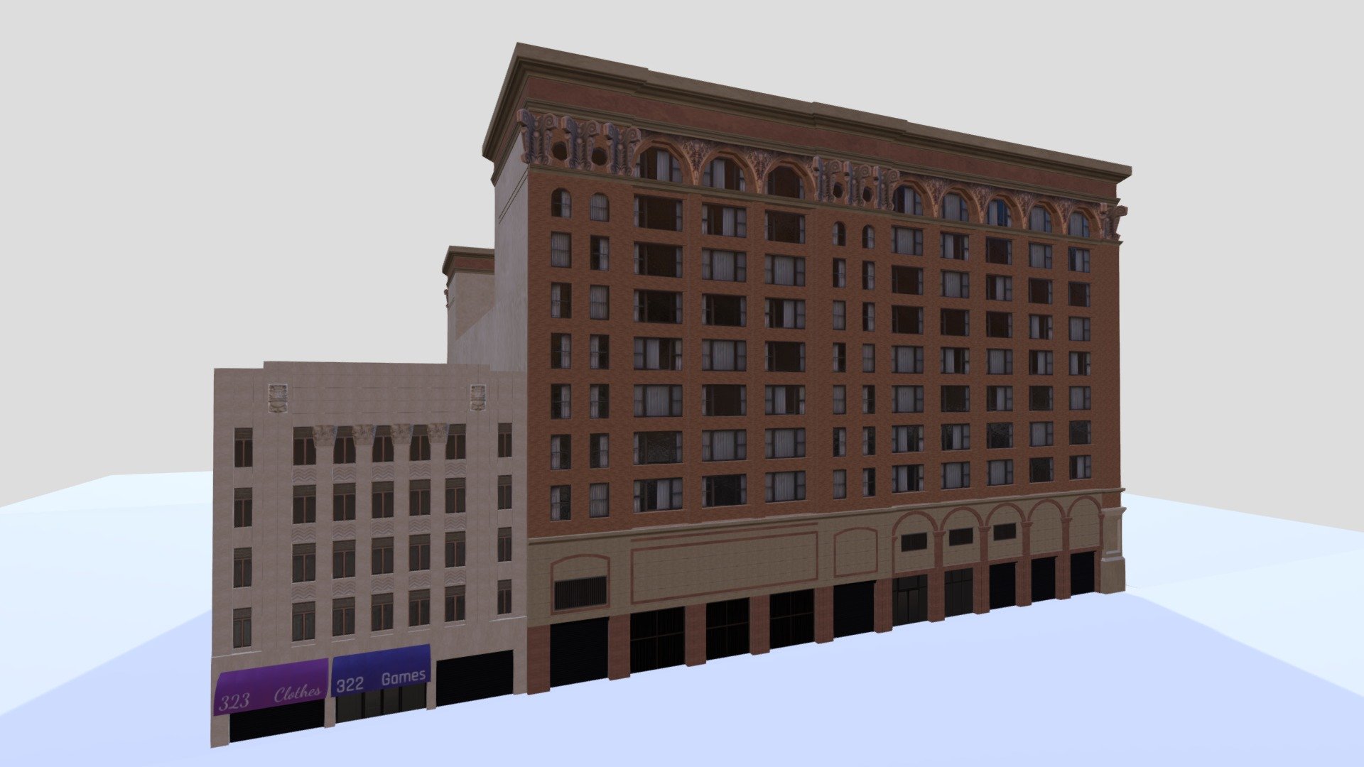 PE Lofts Building - 3D model by Nikita Kotlov (@psevdoindivid) [70cfc3b] - Sketchfab