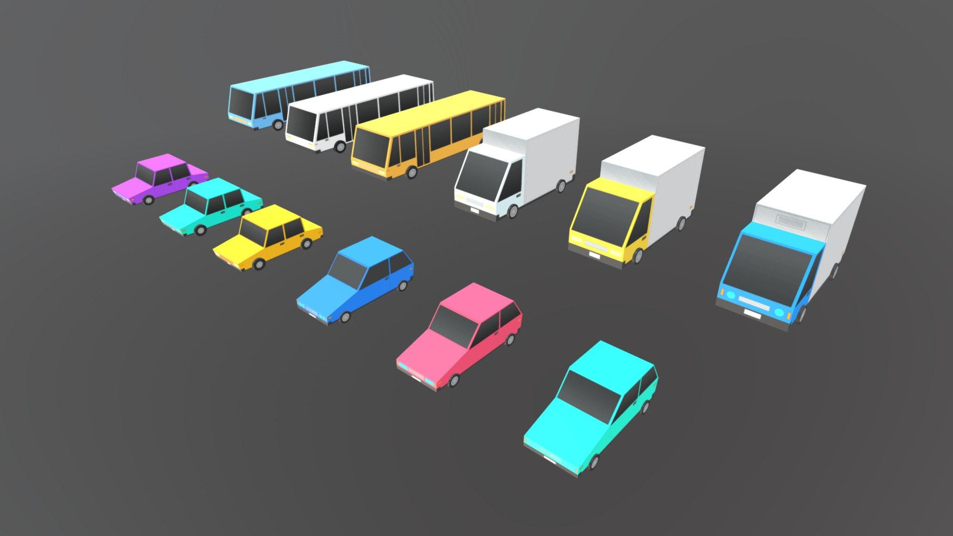 Low poly vehicles pack v2 - Download Free 3D model by Aditya Graphical ...