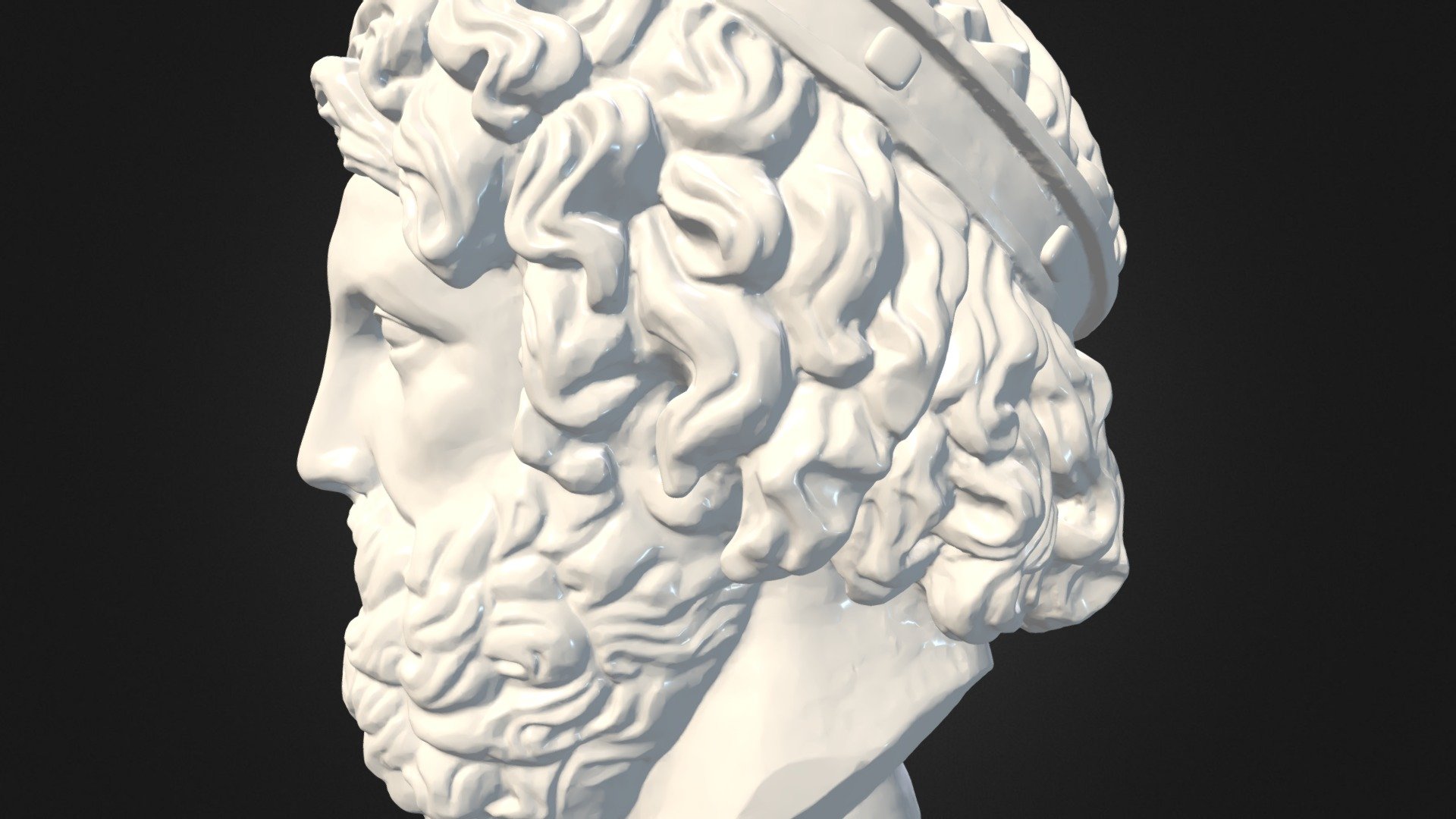 Greek Head Study - Sculpt by Dennis Hoover - 3D model by hoovdini ...