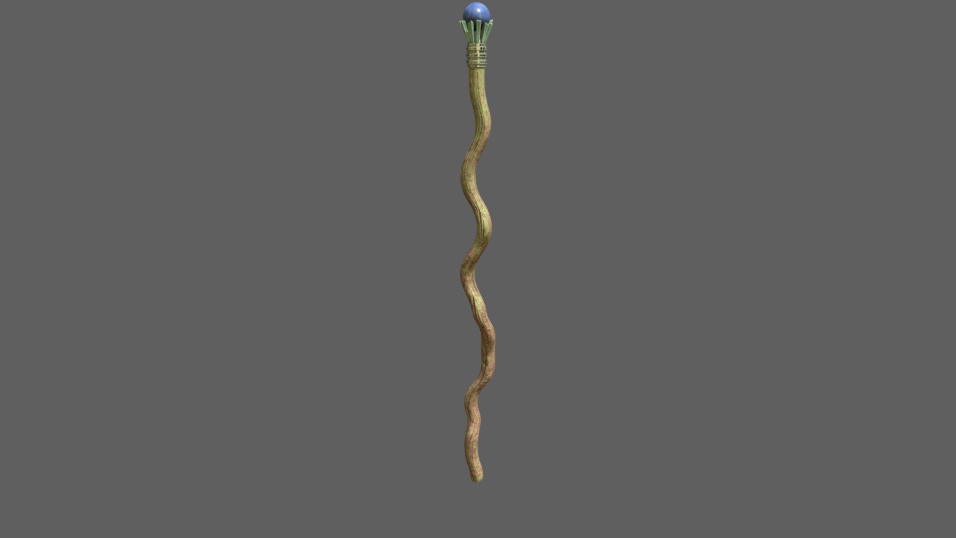 Textured Magic Staff - 3D model by StripeStar128 [70d0d6b] - Sketchfab