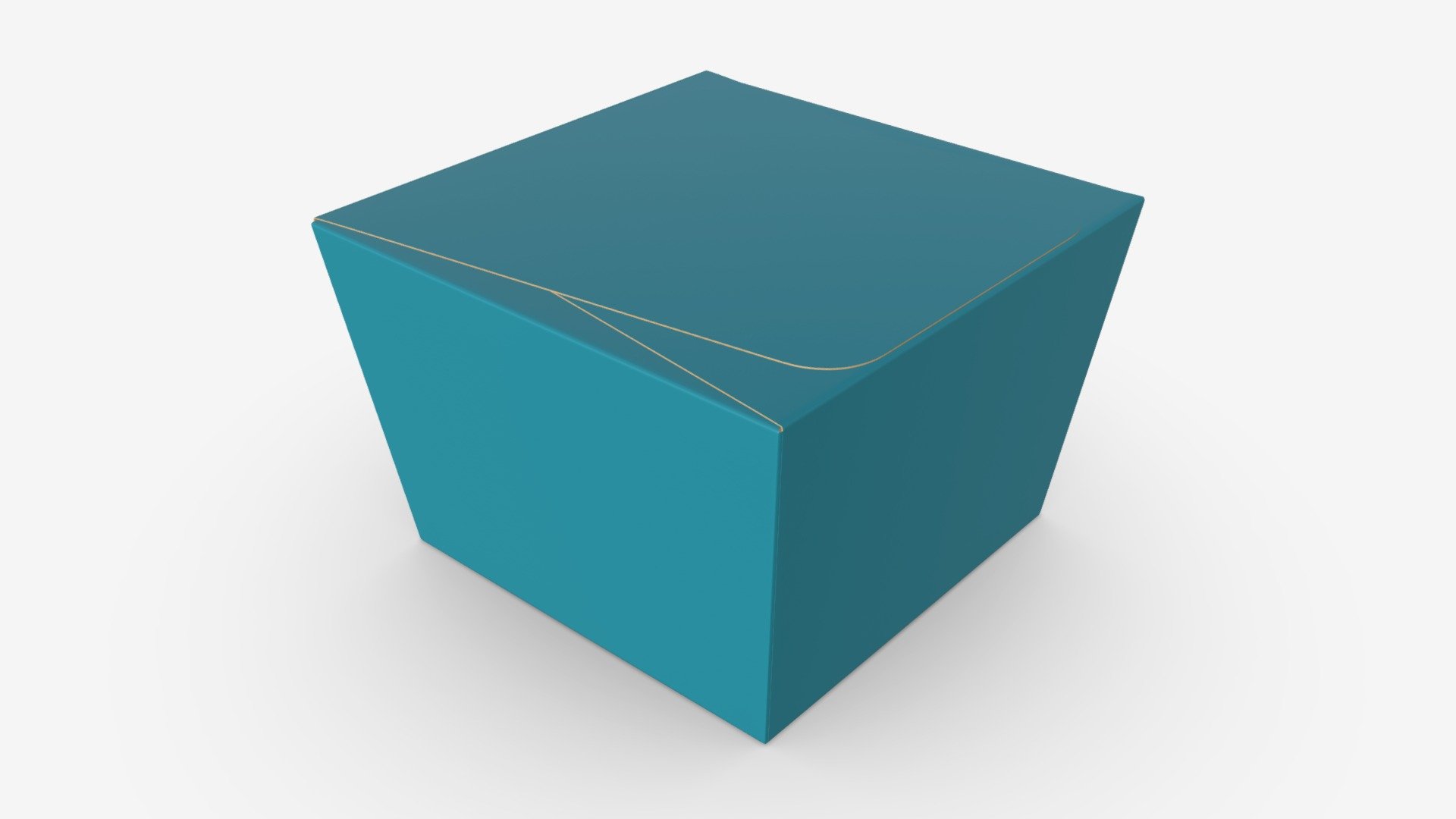 Square high paper box mockup - Buy Royalty Free 3D model by HQ3DMOD ...