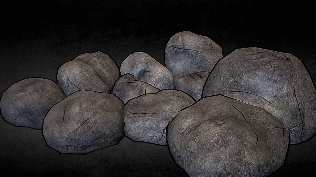 Stones Asset - Download Free 3D model by CookieNoir (@hornushero ...