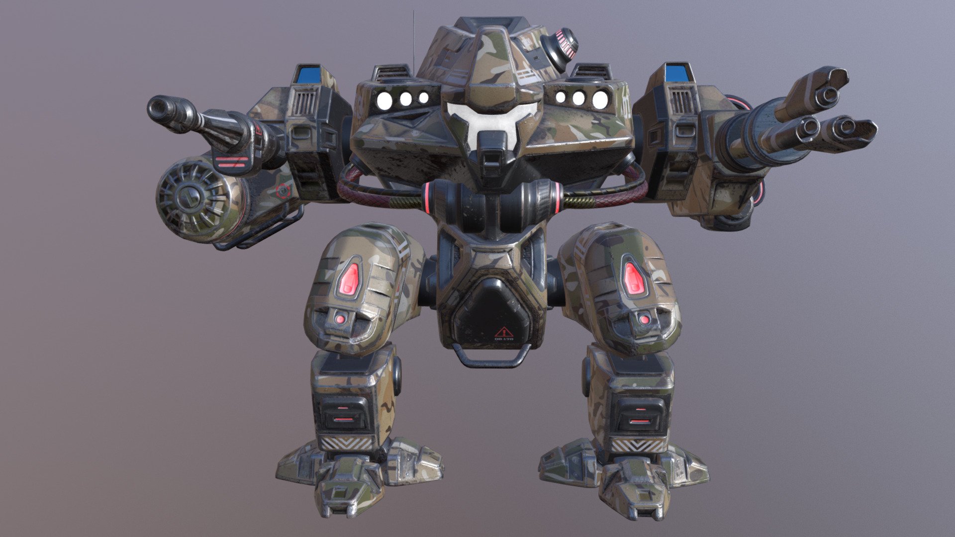 Mech - 3D model by olgerd (@lgrd) [70d41a6] - Sketchfab