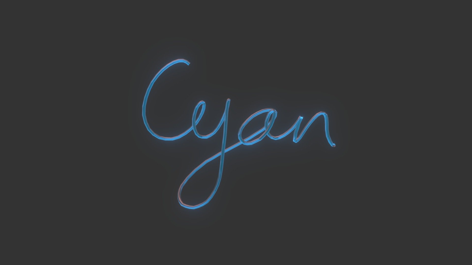 cyan - 3D model by jacohen [70d4919] - Sketchfab