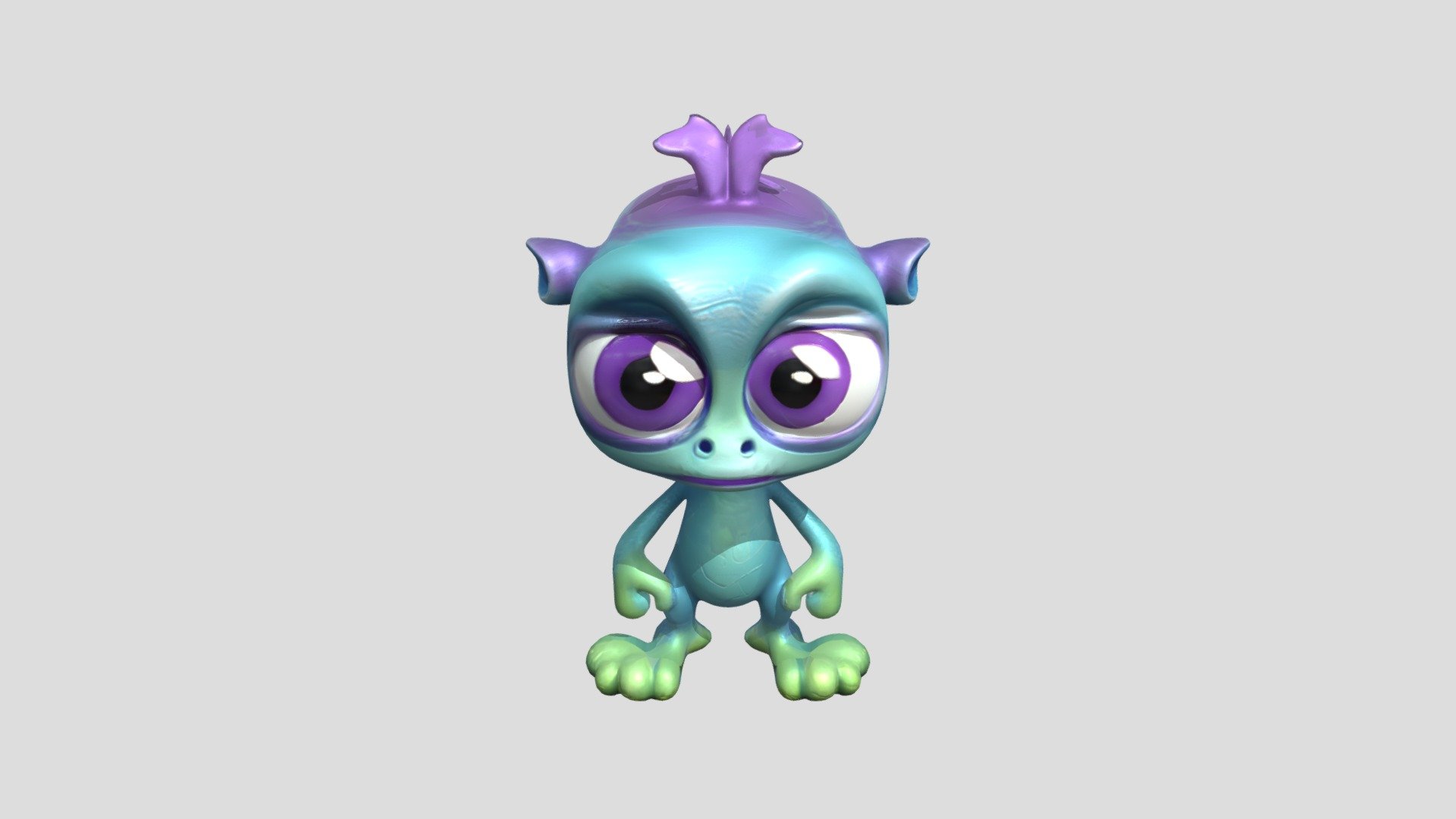 Green Alien Toy - Download Free 3D model by brazeltonmaxie [70d7ee4 ...