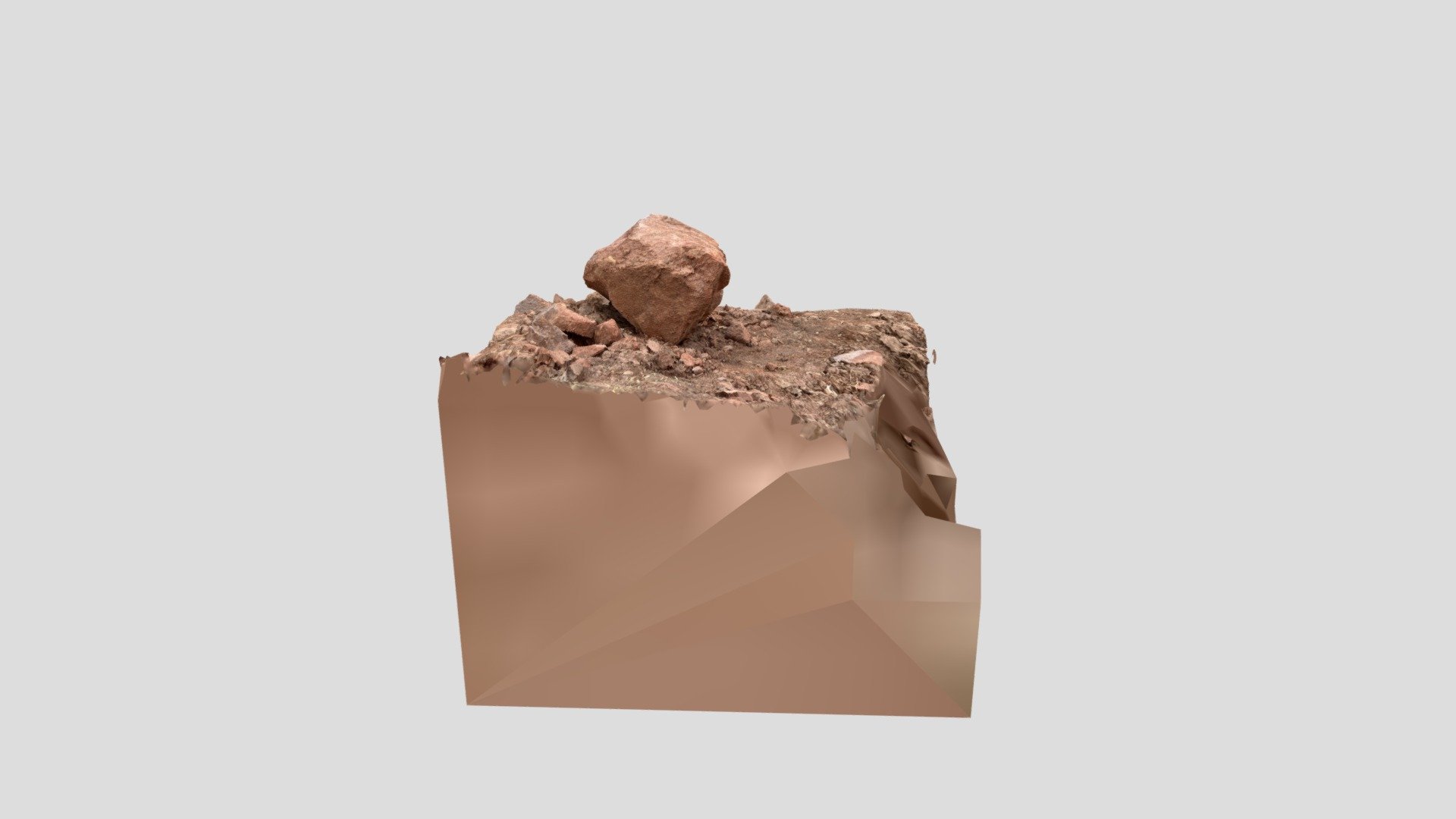 Just a red rock - 3D model by nagyt0m [70d8ece] - Sketchfab