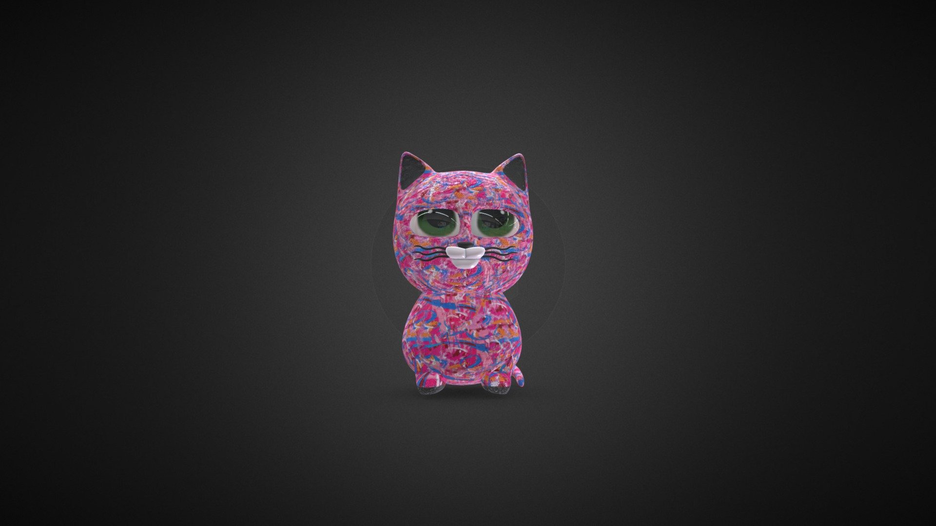 Fat Cat - 3D model by lanadesign [70d9b0b] - Sketchfab