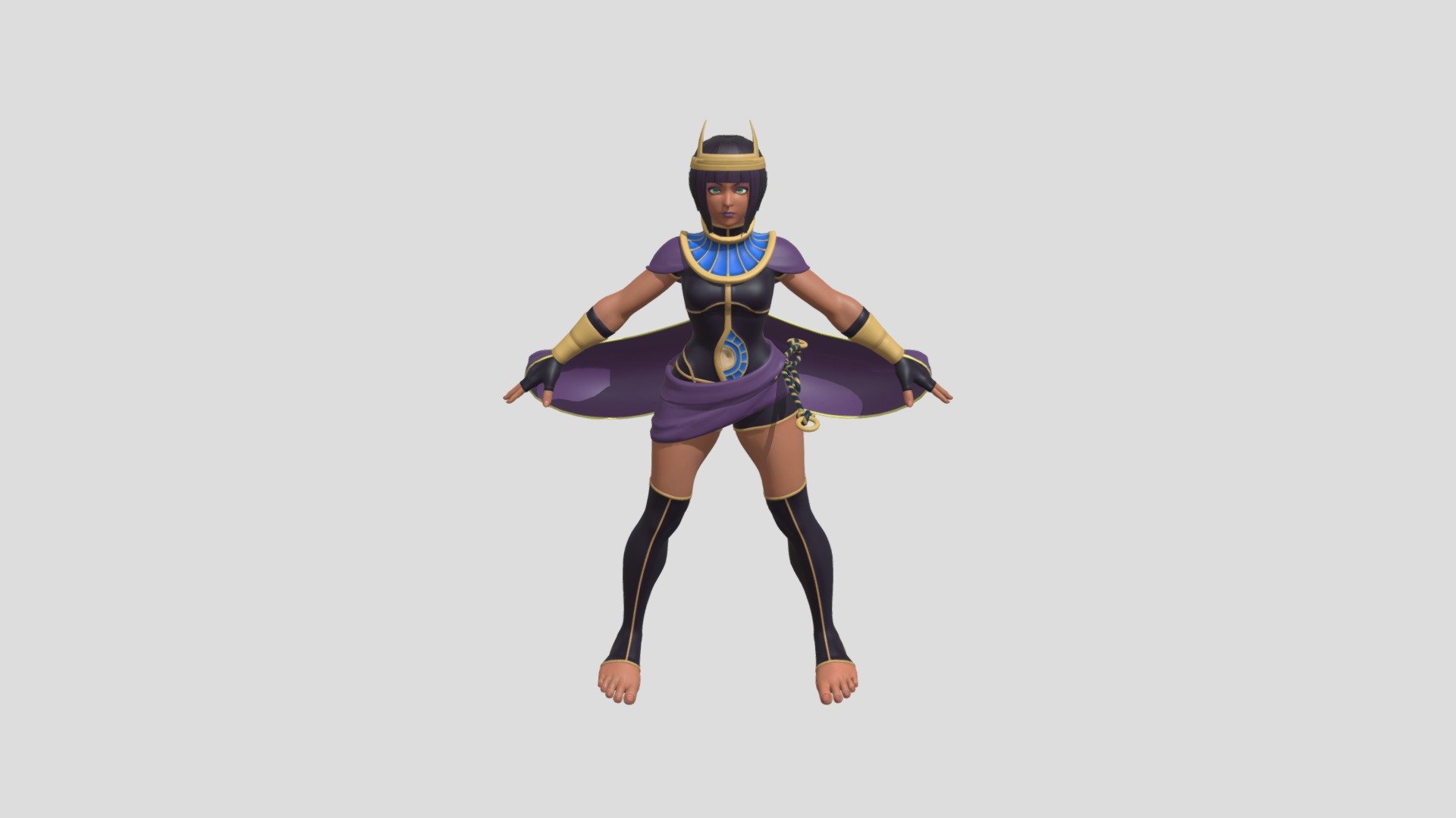 Menat_-_street_fighter - Download Free 3D model by Chechorams16 ...