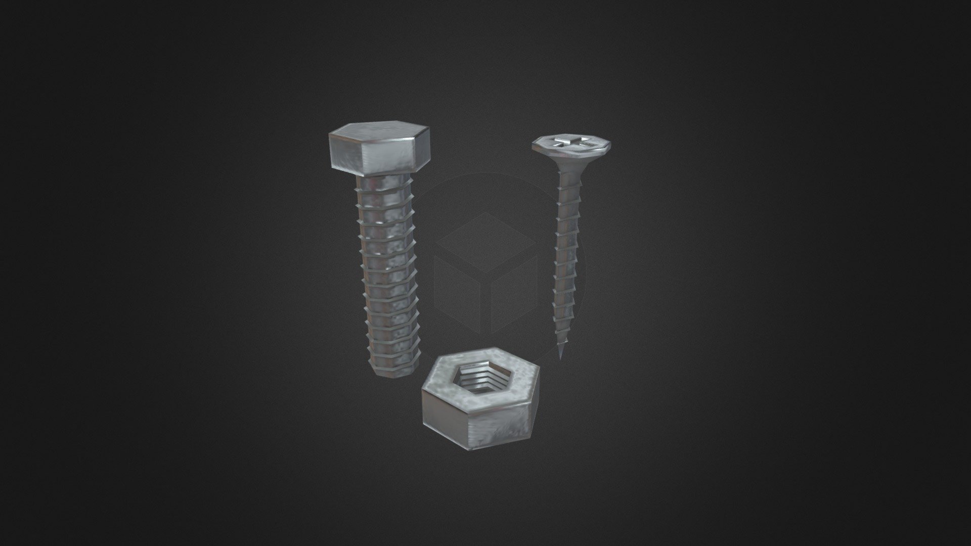 Fasteners - 3D model by wesselbrattinga [70dba57] - Sketchfab