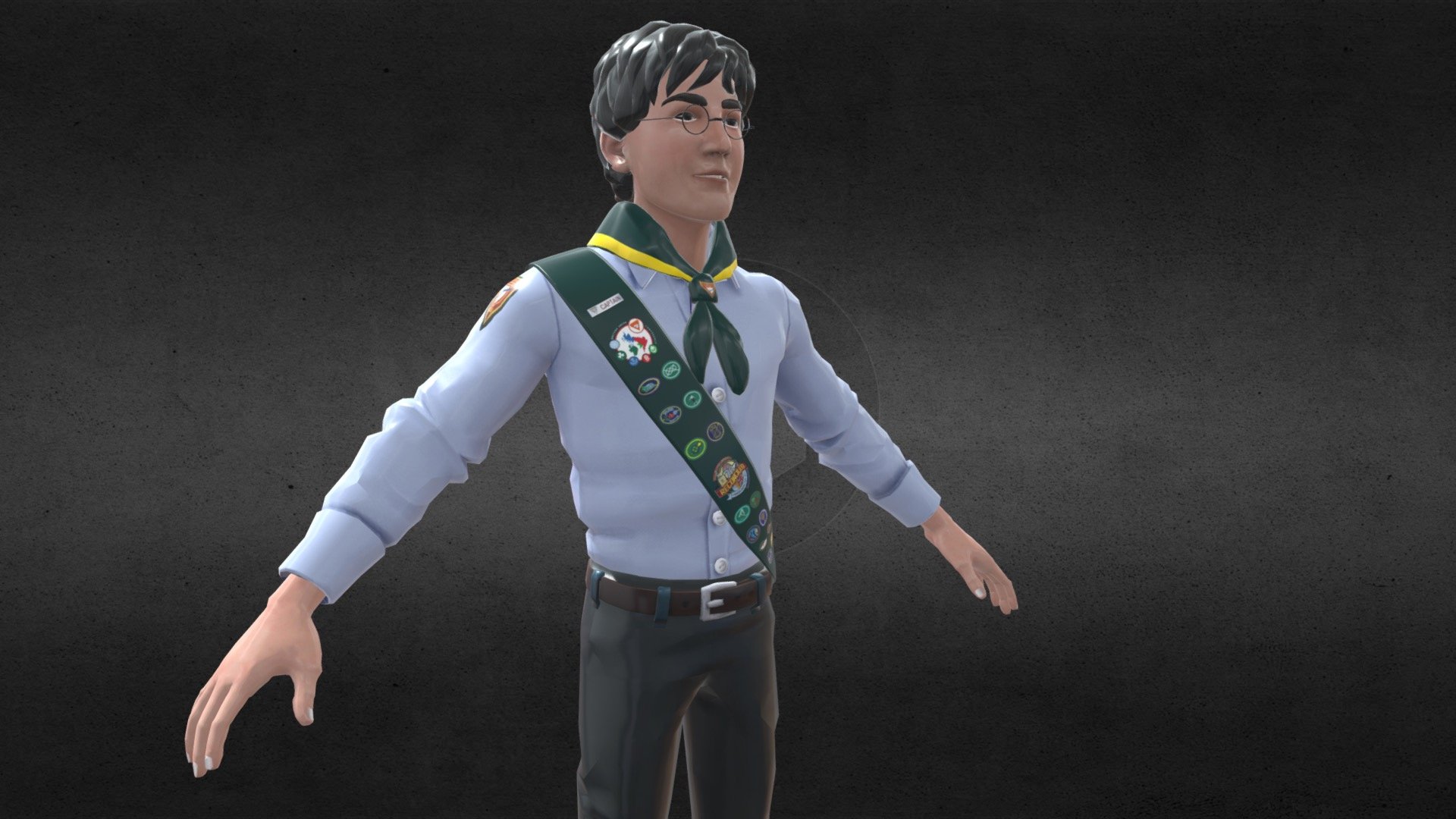 Adventist Pathfinder Character 2 (beta 3) - 3D model by ARmediaLab ...