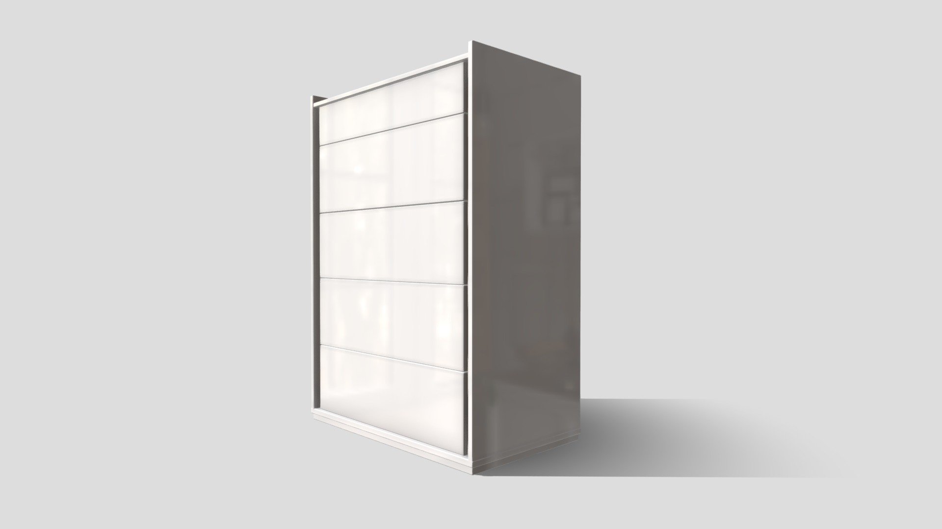 Topaz - White - Chest Of Drawers - 3D model by trendforward [70dd7b1 ...