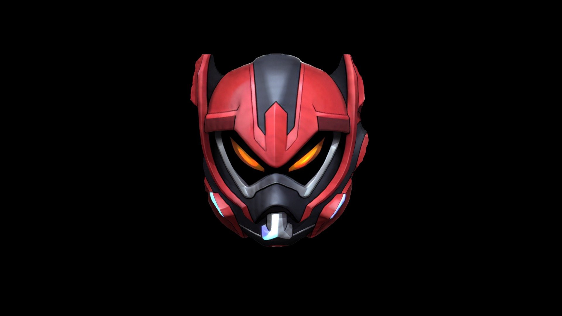 Helmet Mask Robot Cartoon 1624 - Download Free 3D model by klrxyz ...