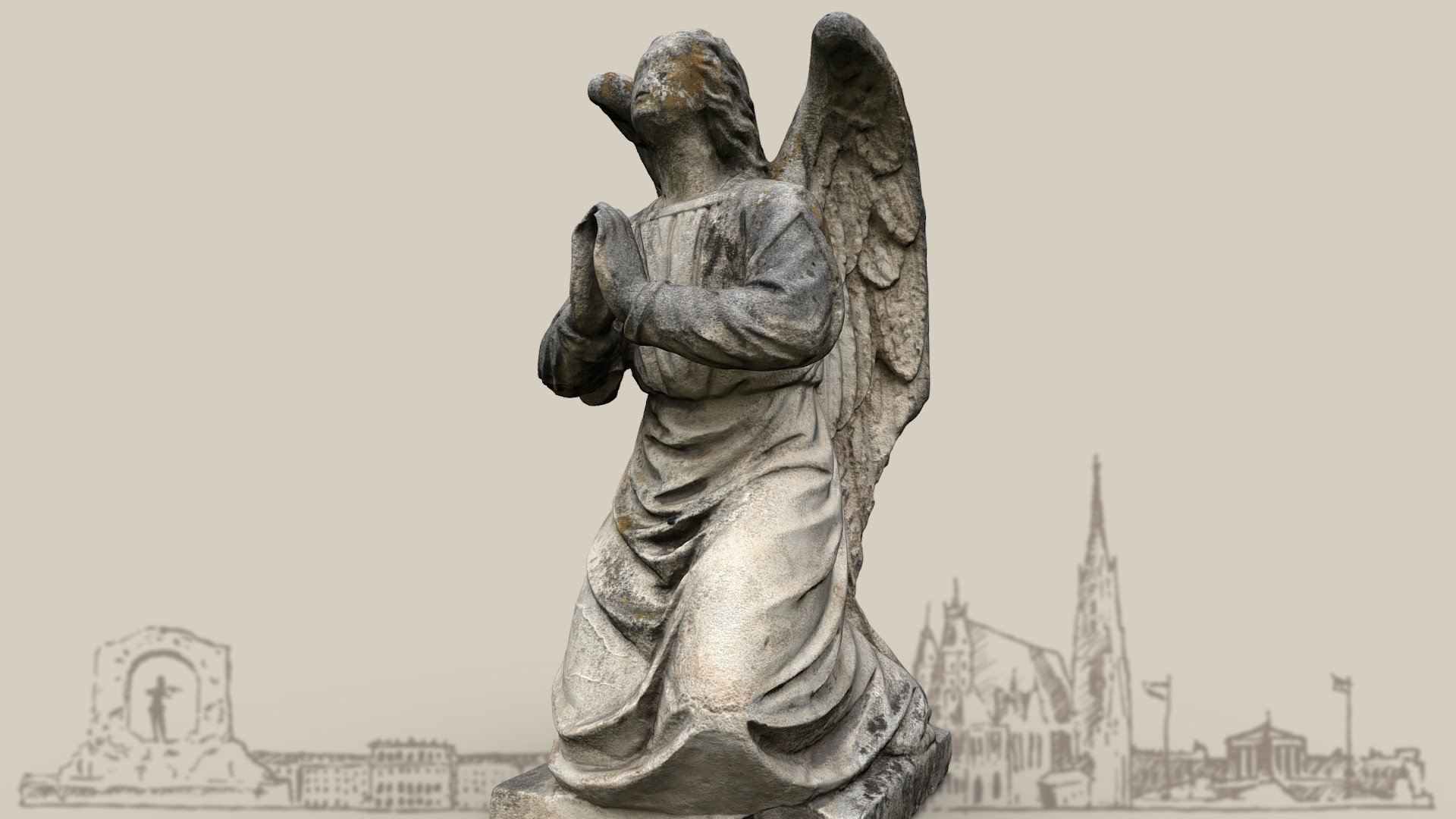 Grabfigur - Download Free 3D model by noe-3d.at (@www.noe-3d.at) [70de79d] - Sketchfab